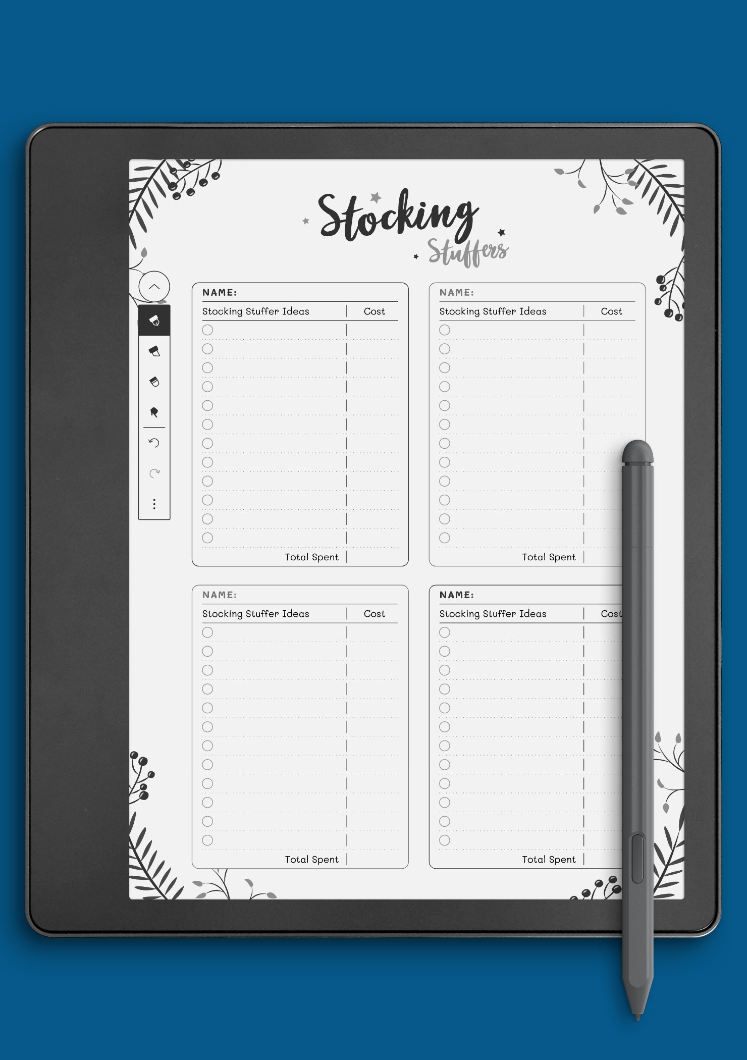 Download Printable Christmas Style - Stocking Stuffers PDF
