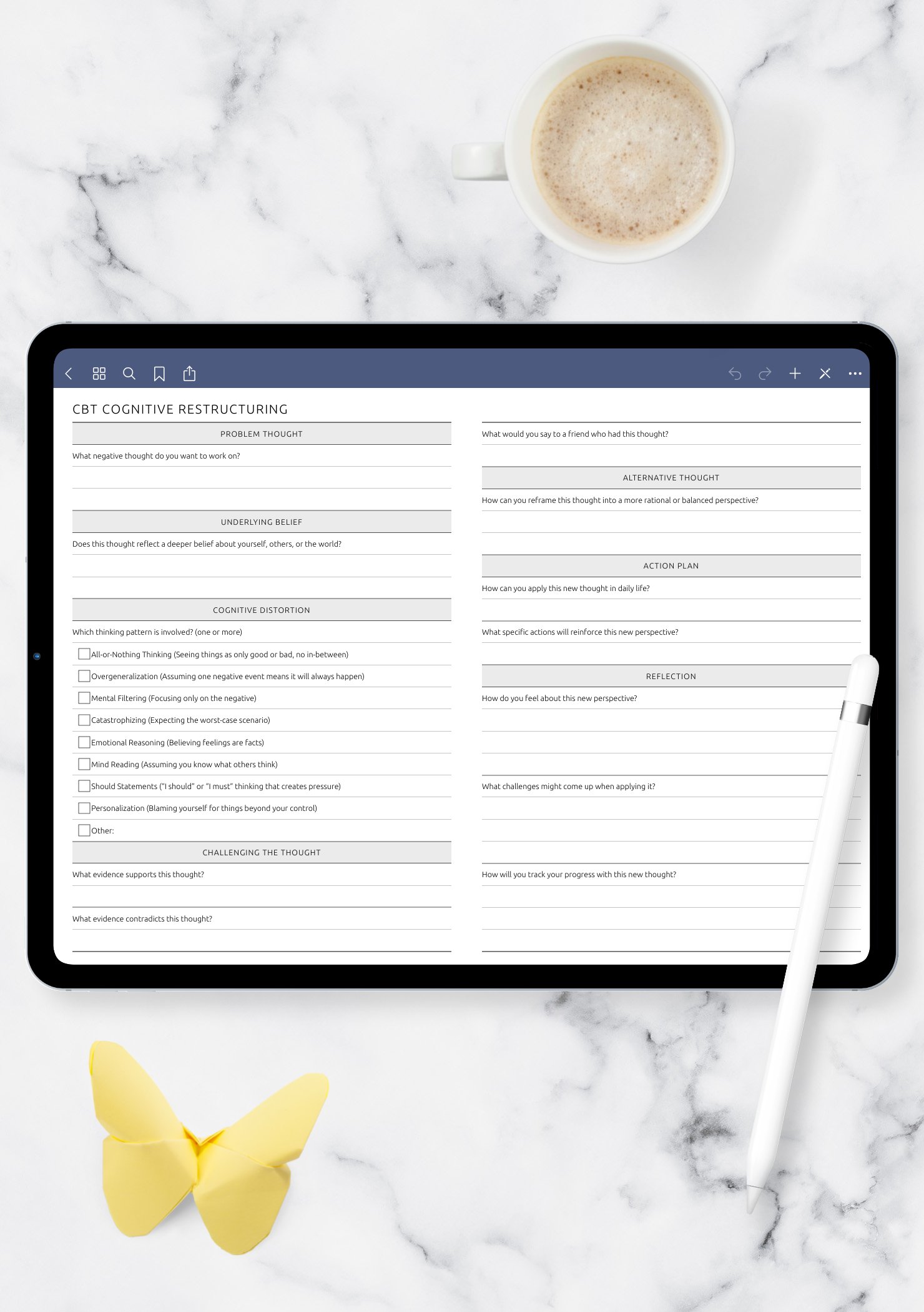 CBT Cognitive Restructuring – Reframe Thoughts, Shift Mindset
