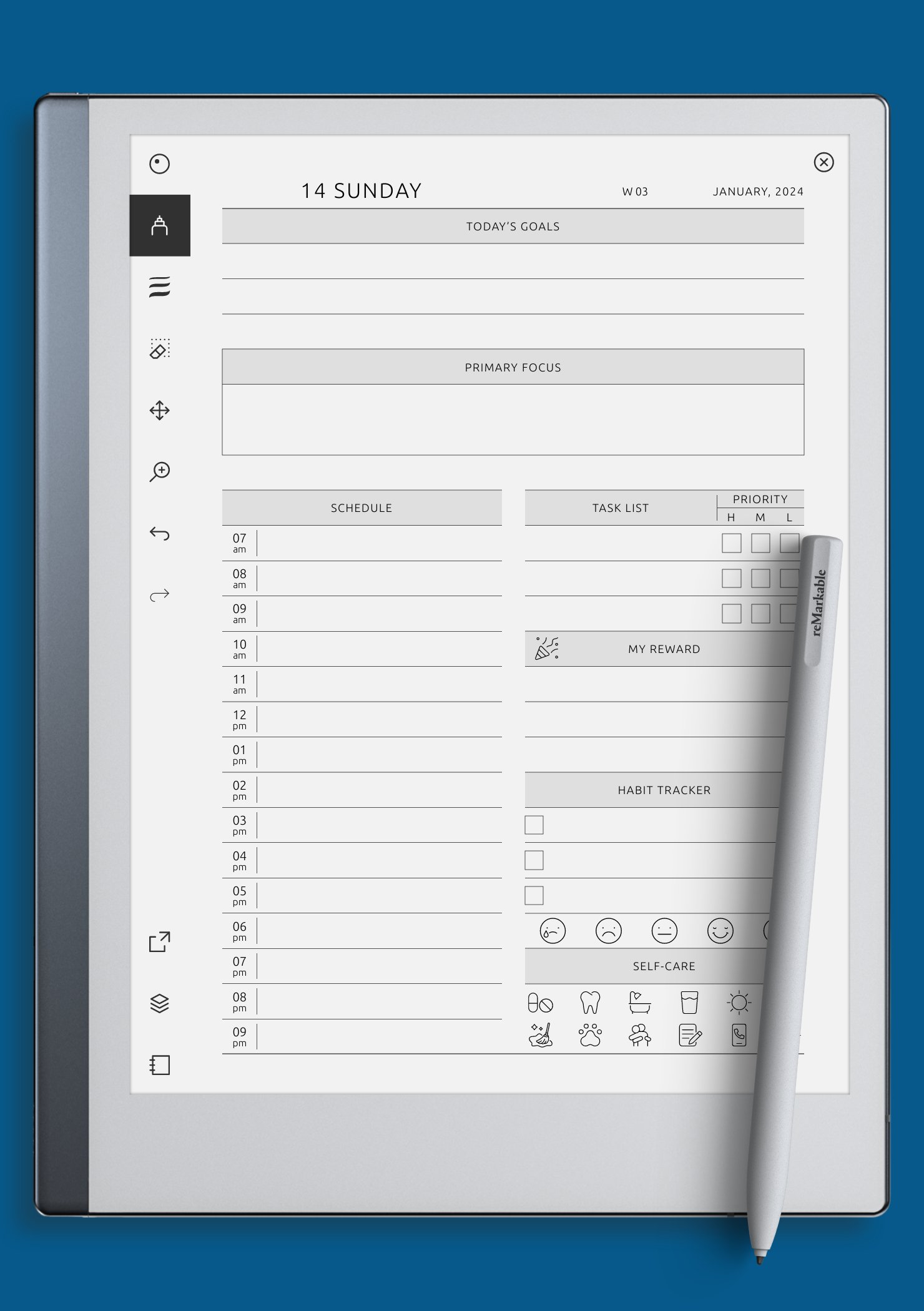 Download Printable ADHD Goal Tracker – Daily Planner PDF