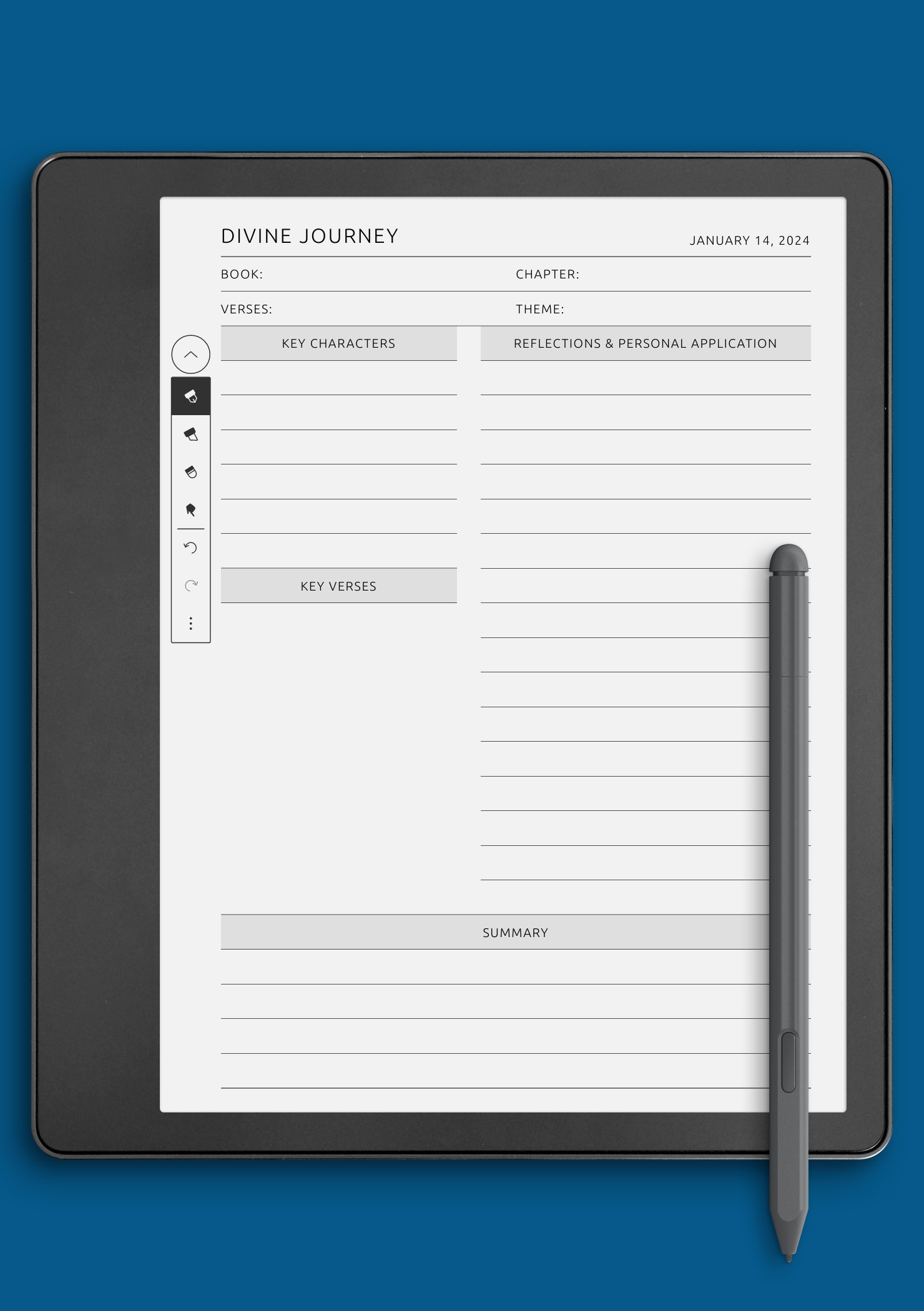 Download Daily Divine Journey Planner – Digital & Printable PDF