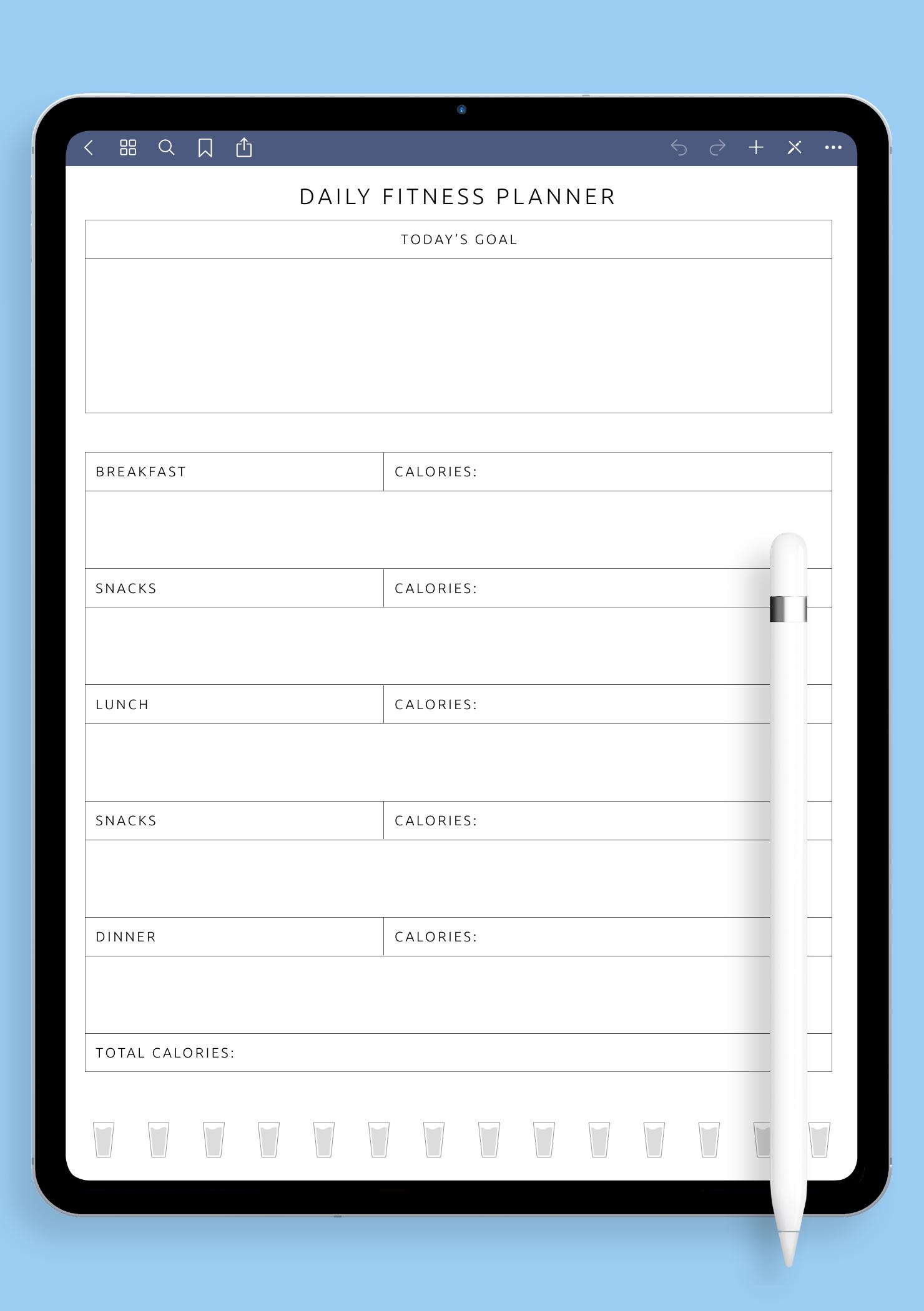 Daily Fitness Planner Template – Create a Routine That Sticks