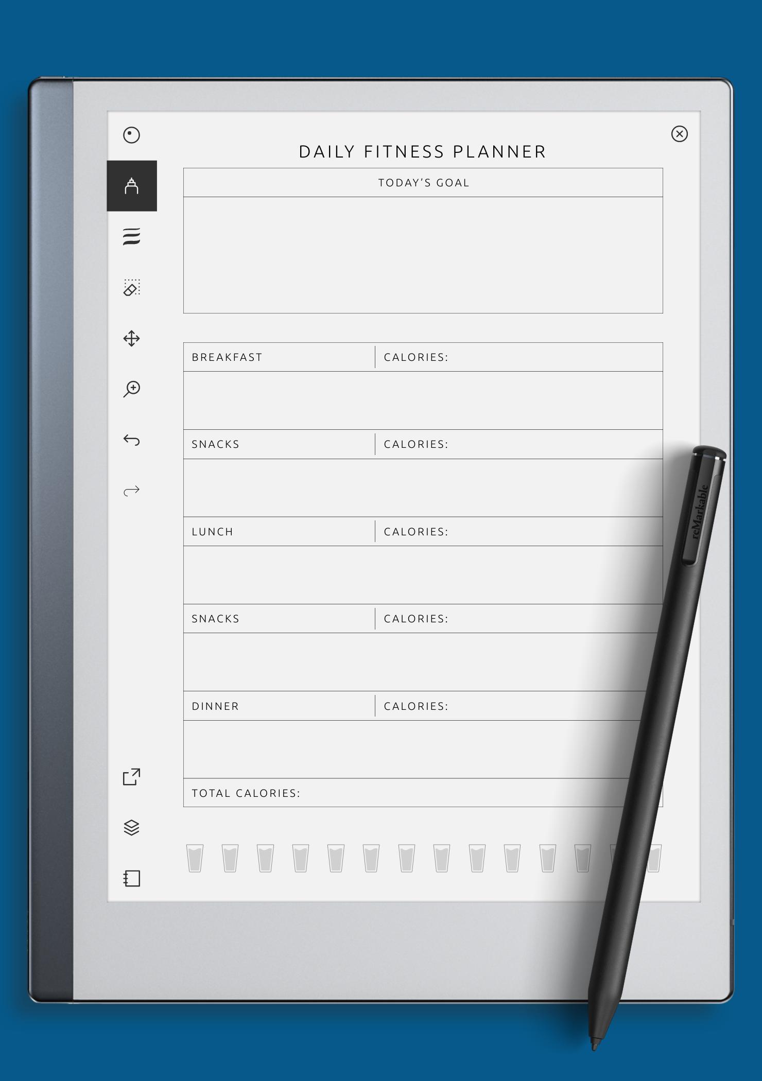 Daily Fitness Planner Template – Create a Routine That Sticks