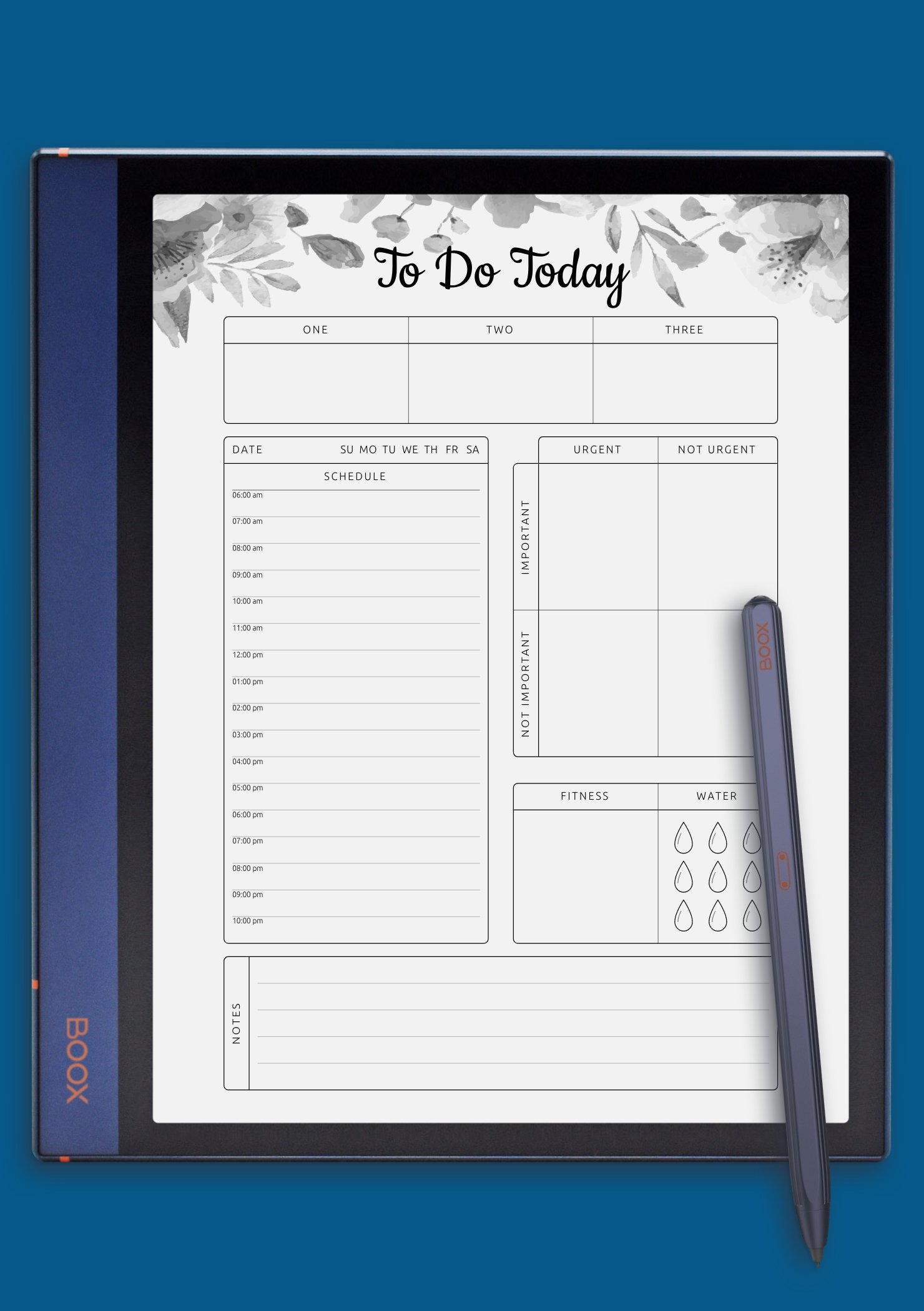 Download Printable To Do Today PDF