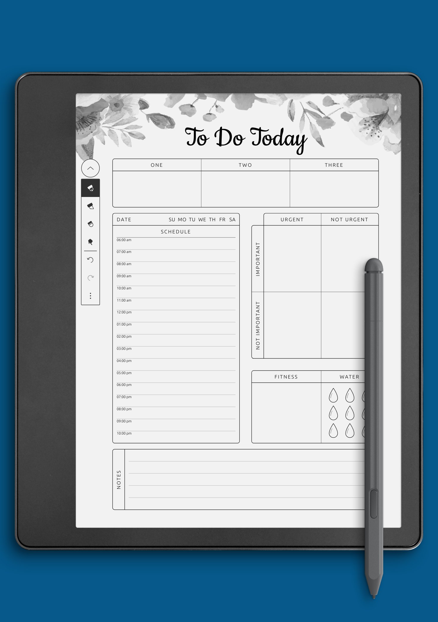 Download Printable To Do Today PDF