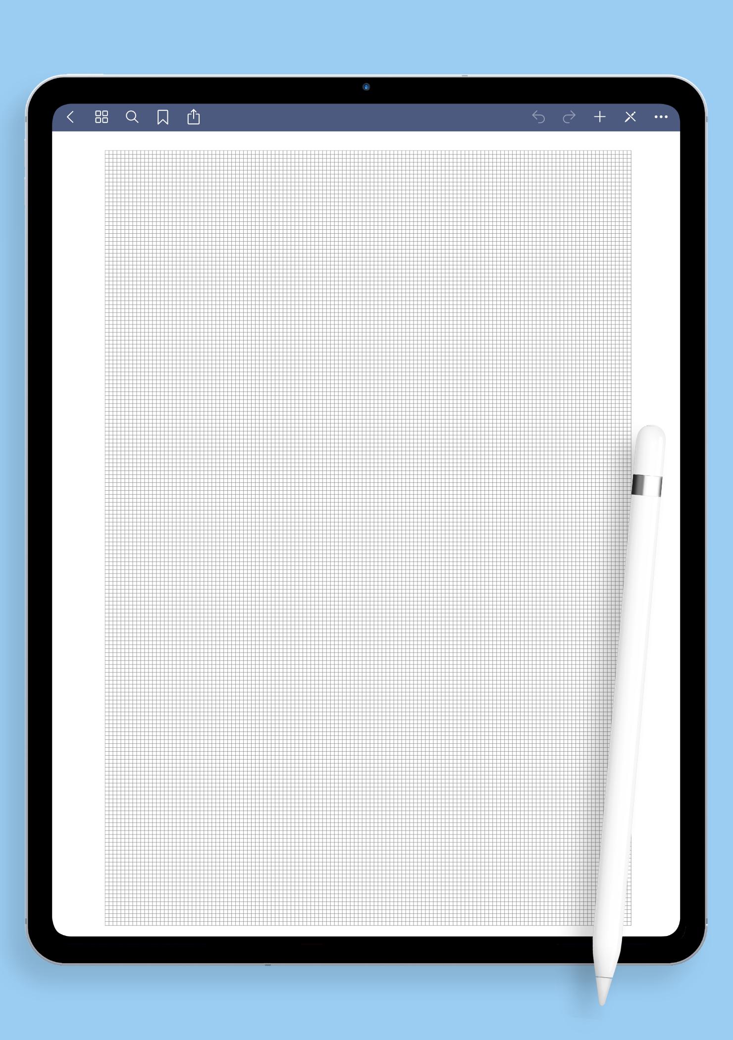 Download Printable Engineering Graph Paper 1mm Squares PDF