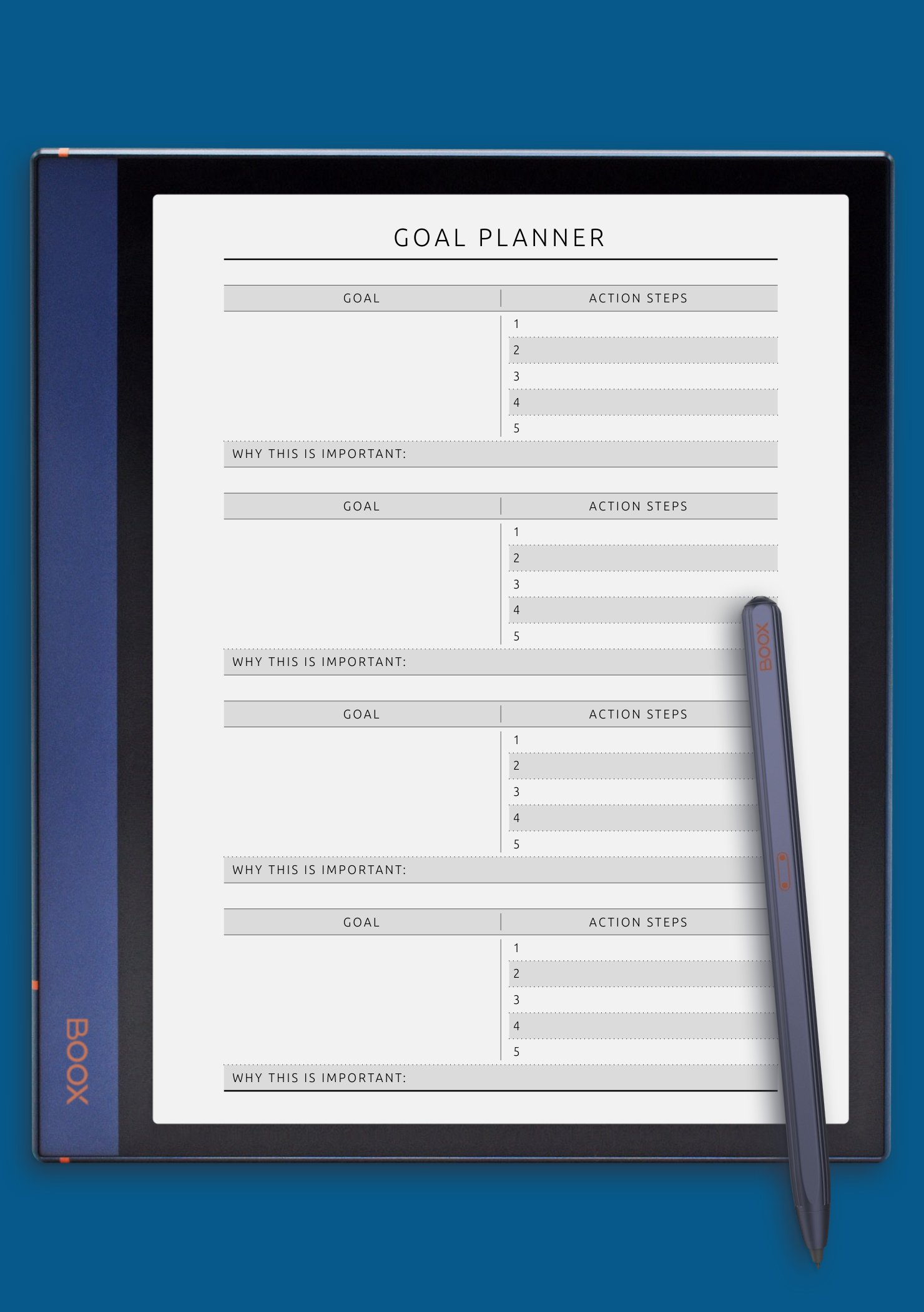 Fitness Goal Planner PDF – Build a Routine That Fits Your Life