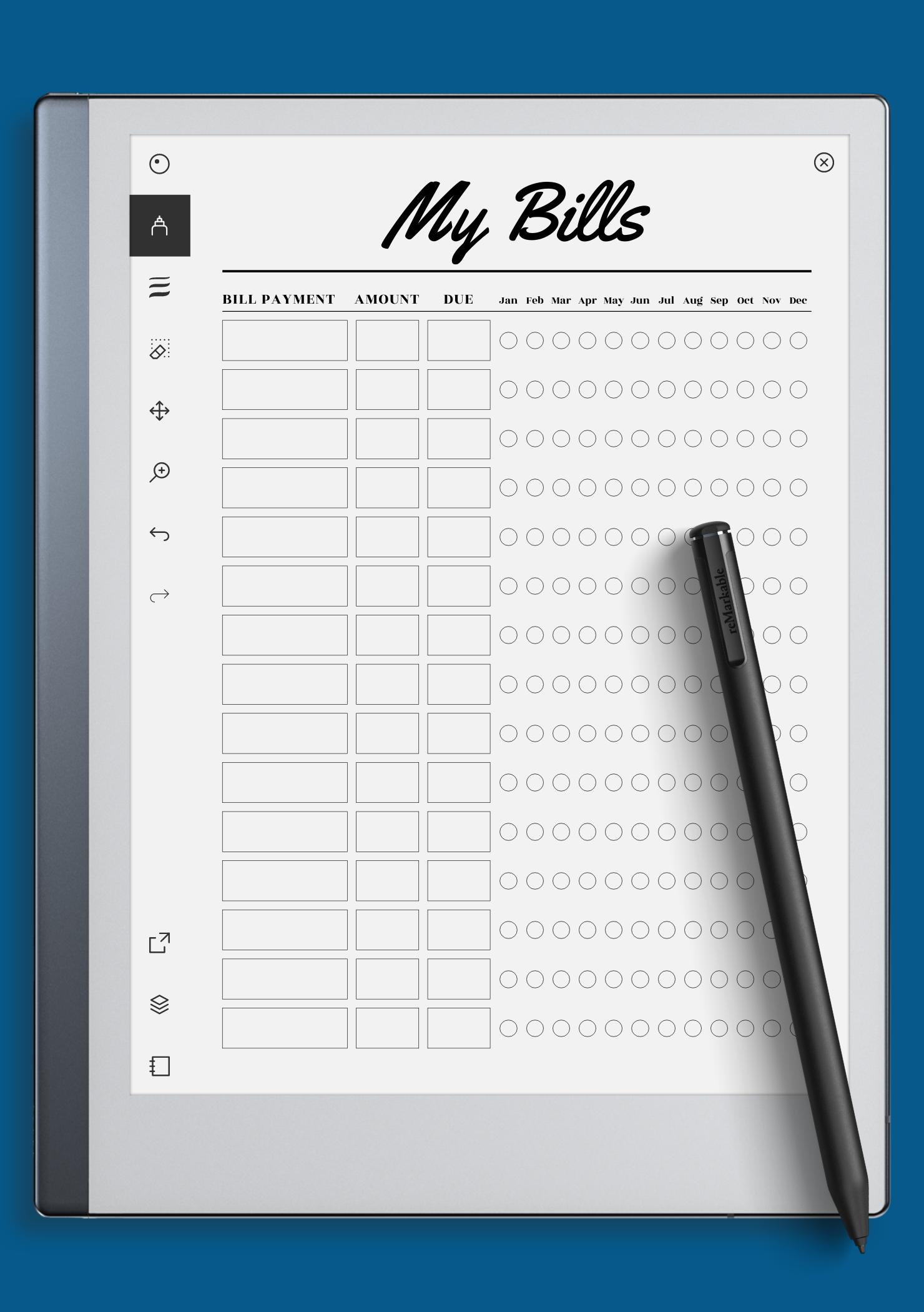 My Bills Budget Planner – Track Expenses & Stay on Budget