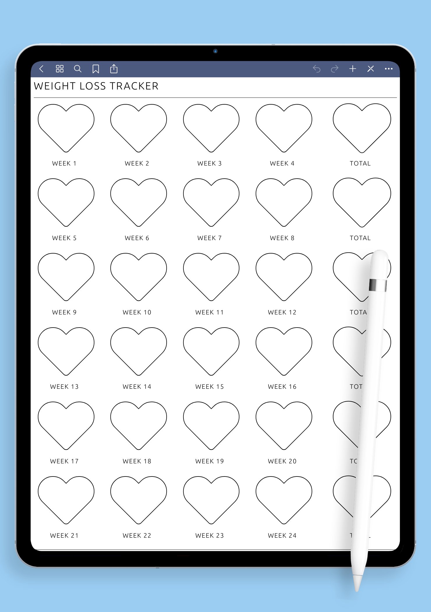 My Heartfelt Weight Loss Tracker – Stay Inspired & On Track
