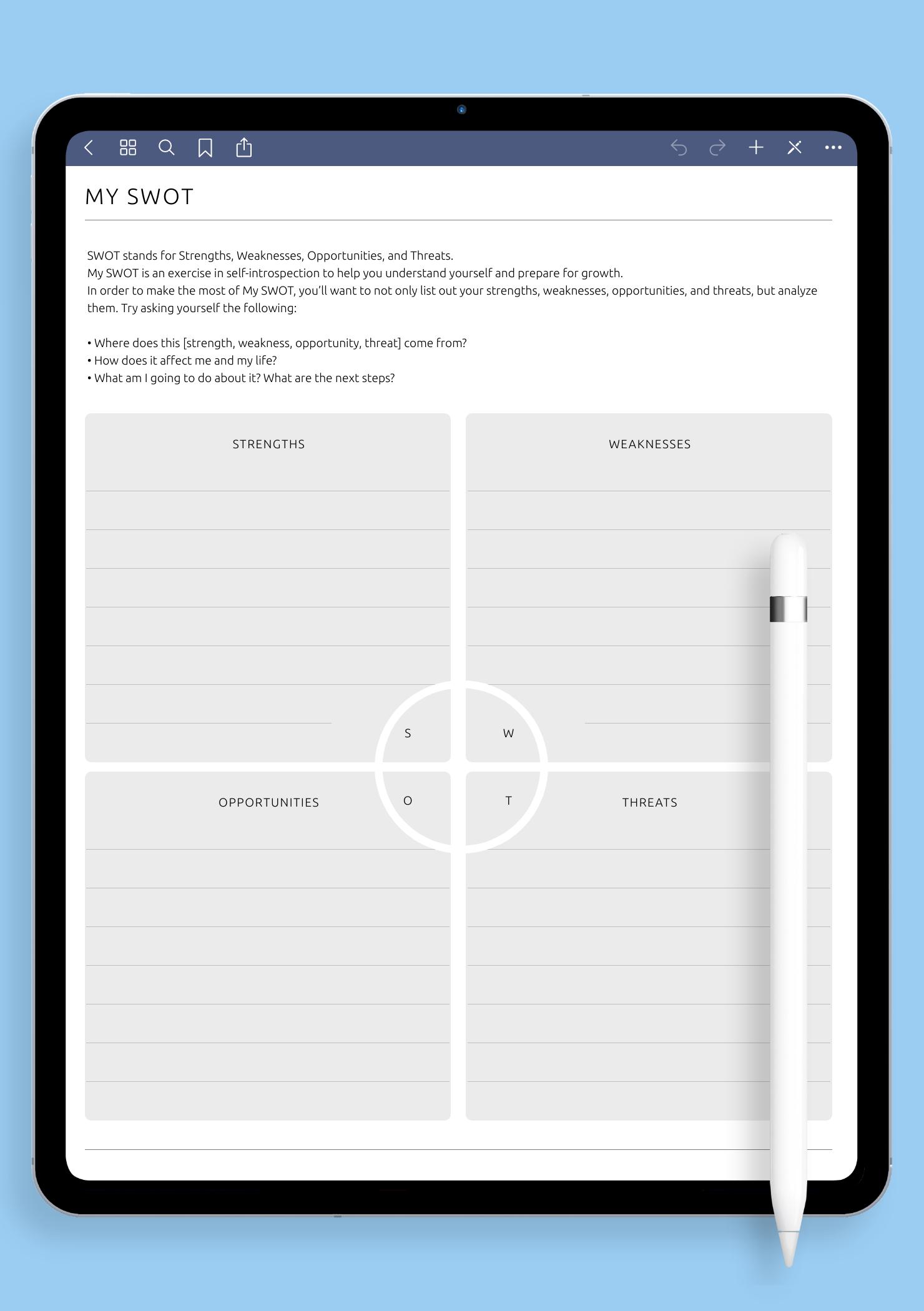 Download Editable SWOT Analysis Template PDF Free Download Editable SWOT Analysis Template PDF Free