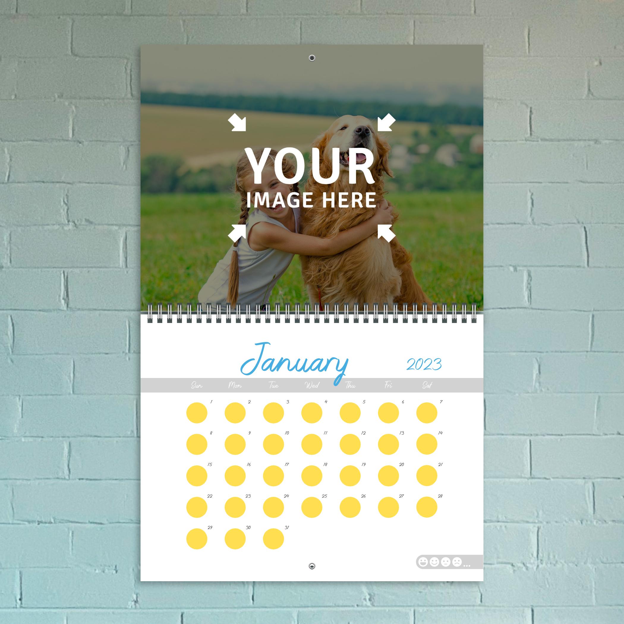 Custom Original Photo Calendar - Create unique design for your wall ...