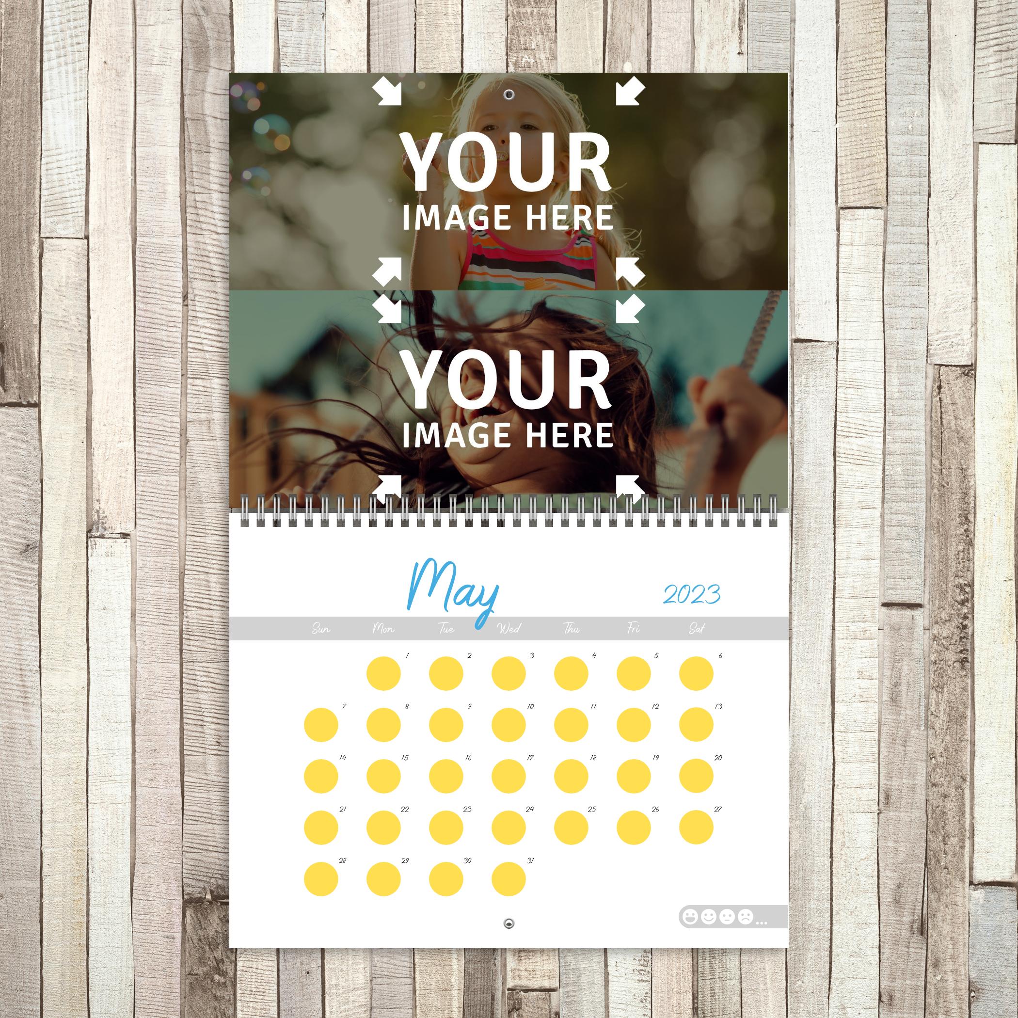 Custom Original Photo Calendar - Create unique design for your wall ...