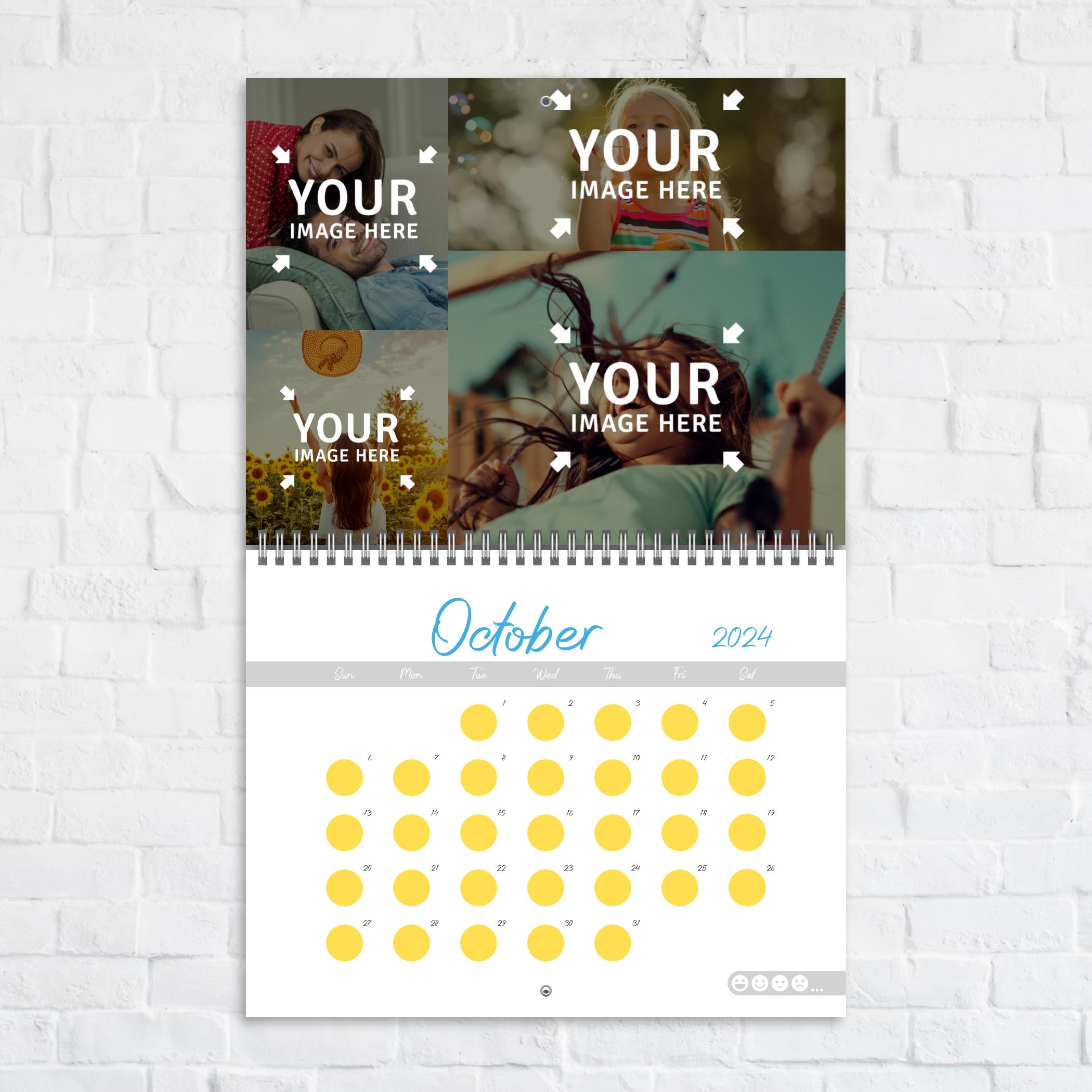 Custom Original Photo Calendar - Create unique design for your wall ...