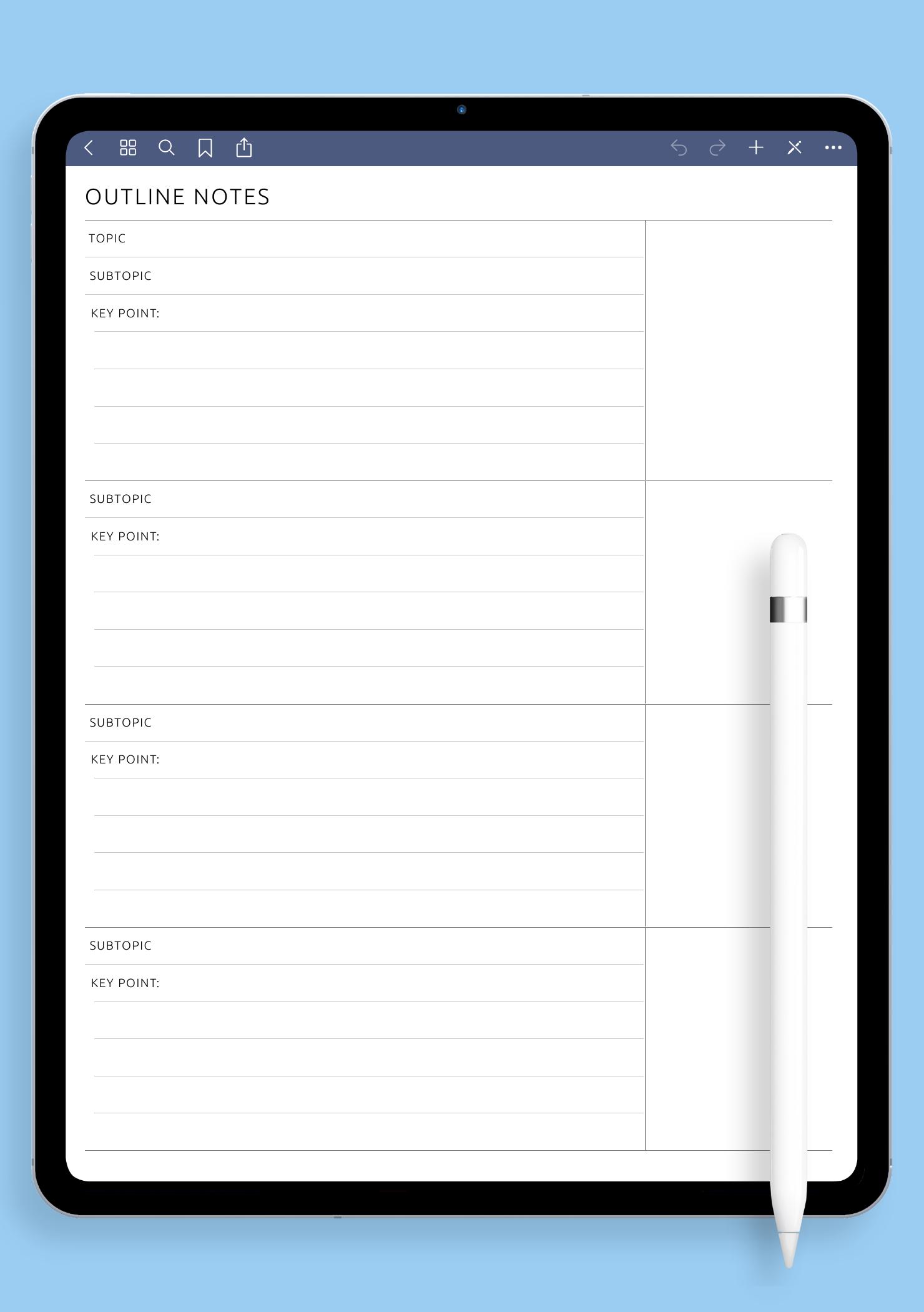 Download Printable Outline Notes PDF