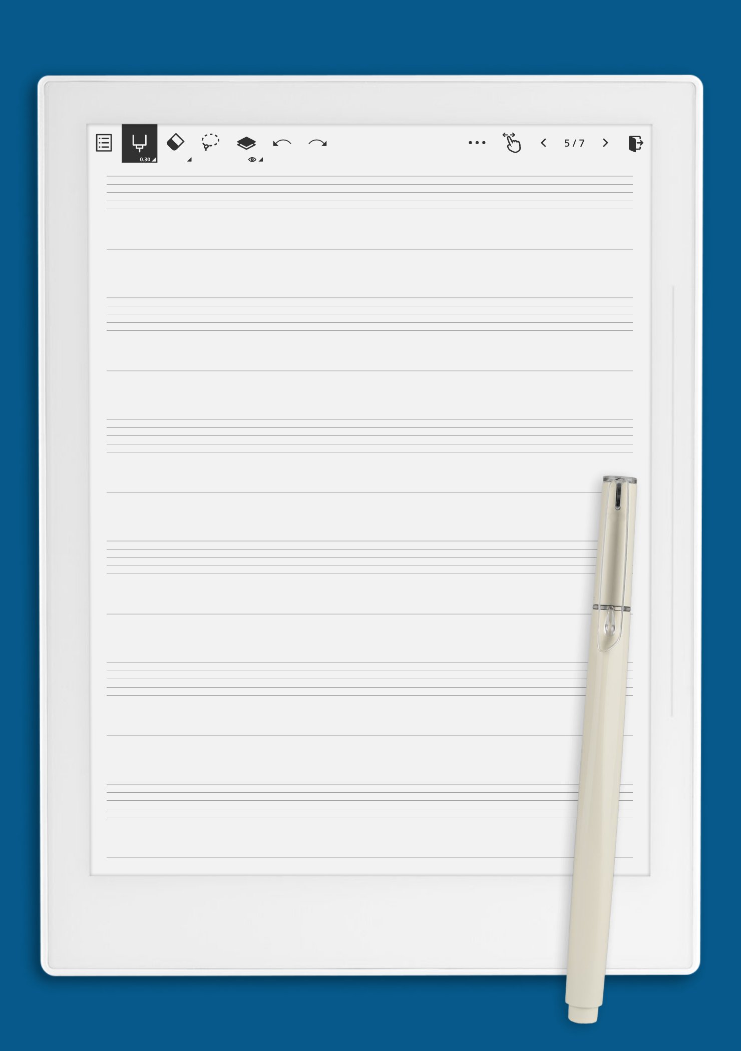Download Staff Paper with Lyrics Line – Printable Blank Sheet Music