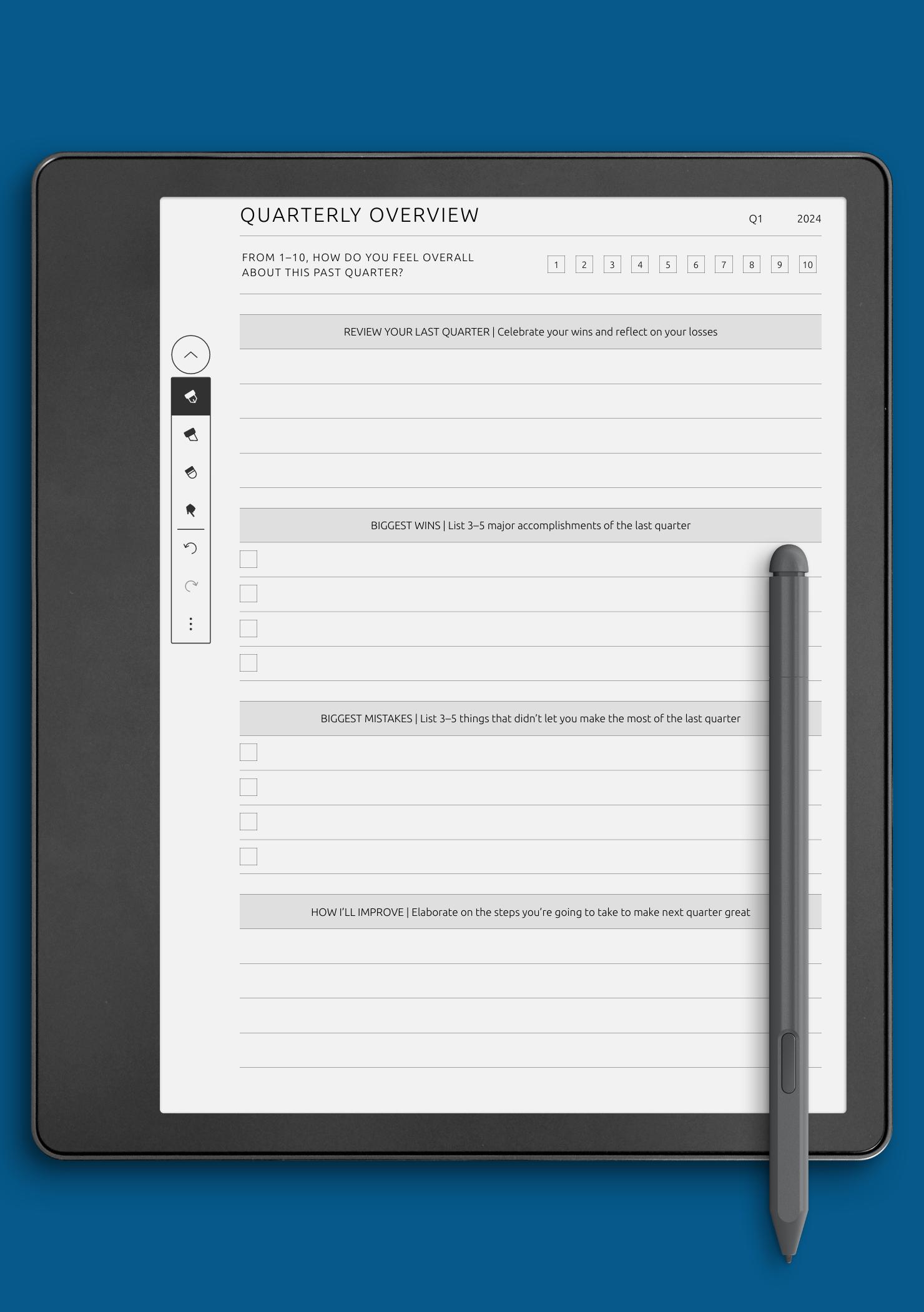 Download Printable Quarterly Overview PDF