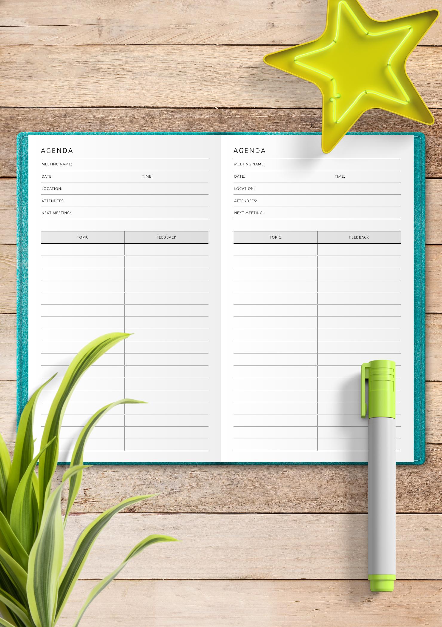 Team Meeting Notes Template – Stay Organized & On the Same Page