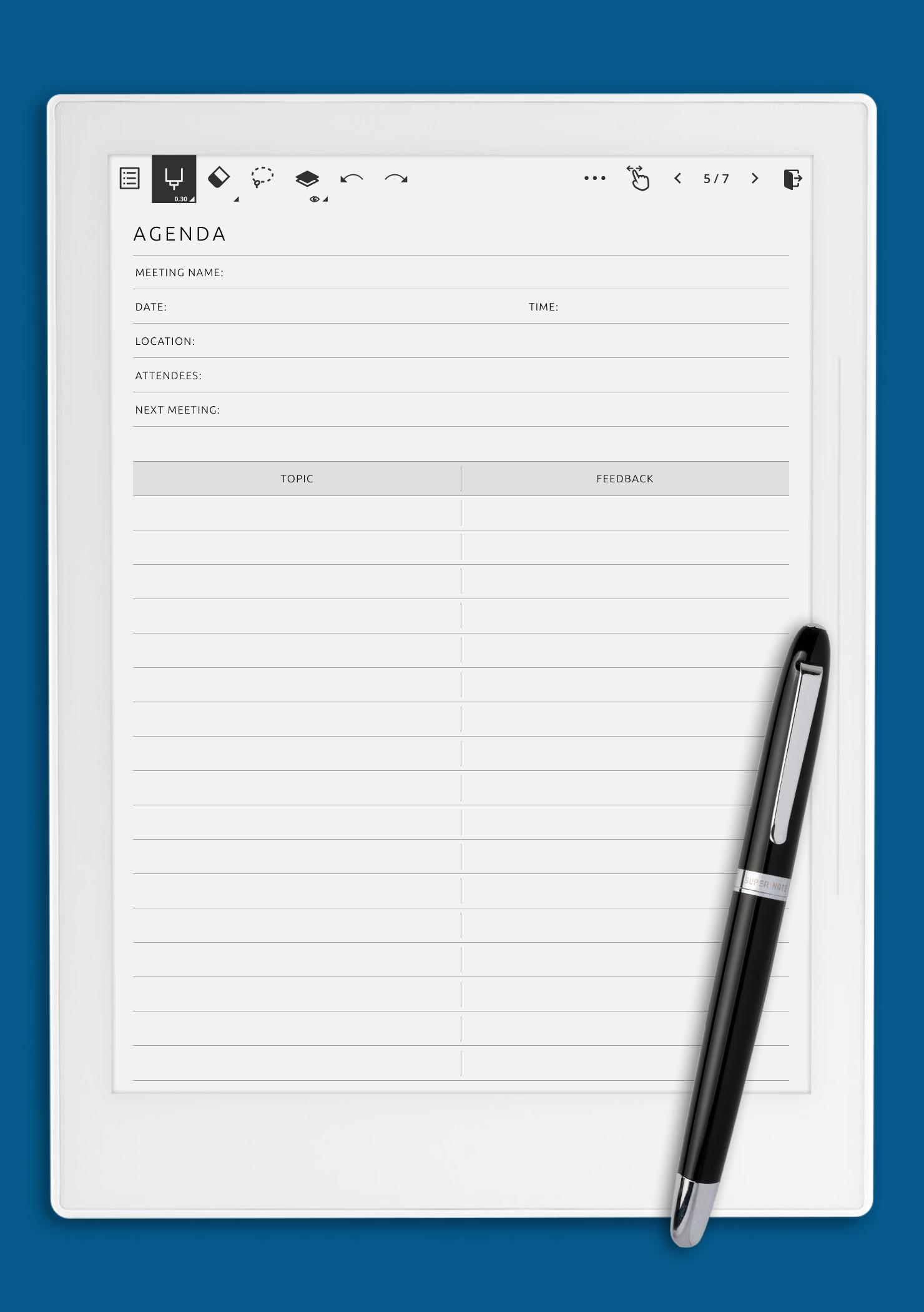 Team Meeting Notes Template – Stay Organized & On the Same Page