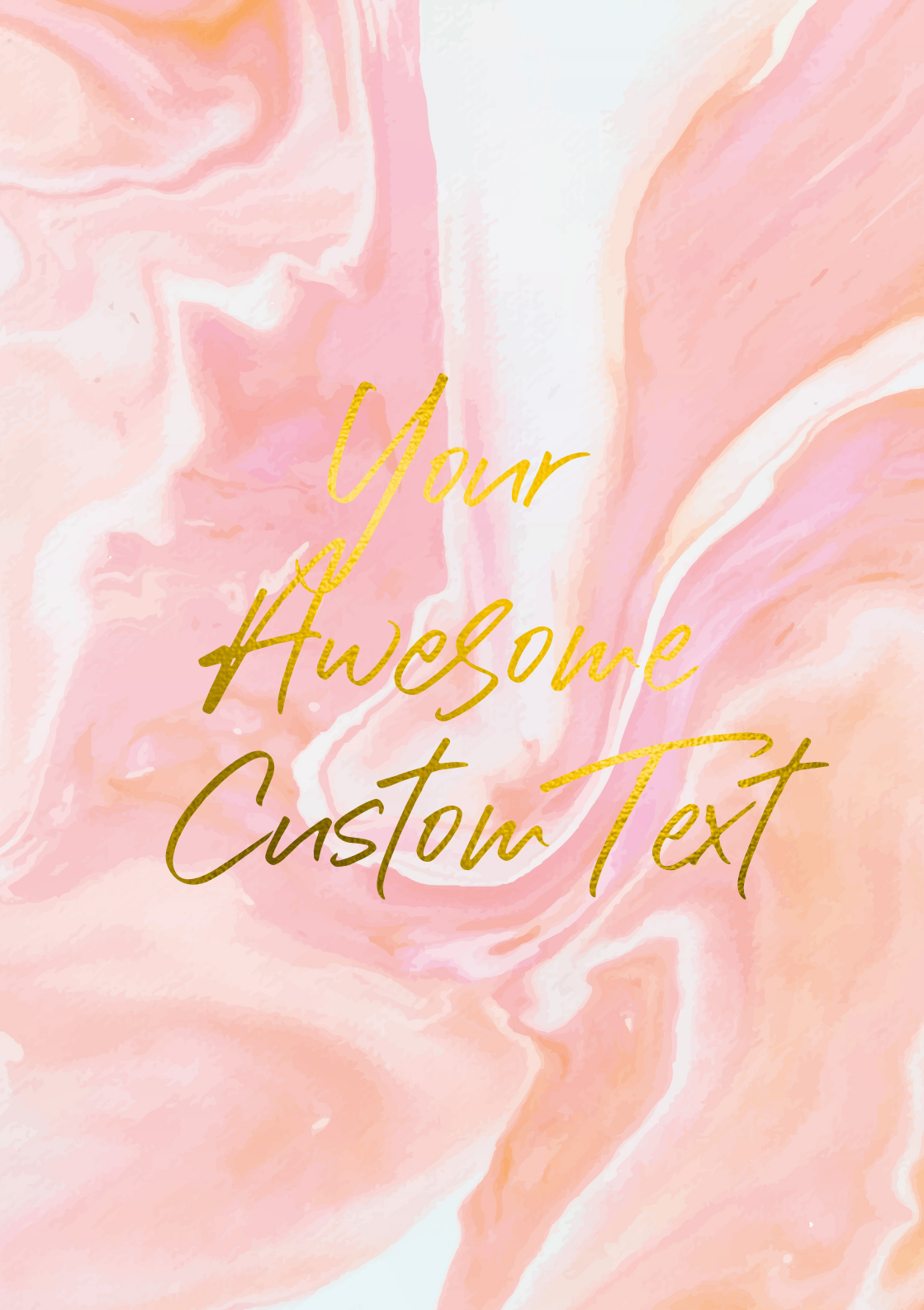 Download Printable Abstract Pink Fluid Planner Cover PDF