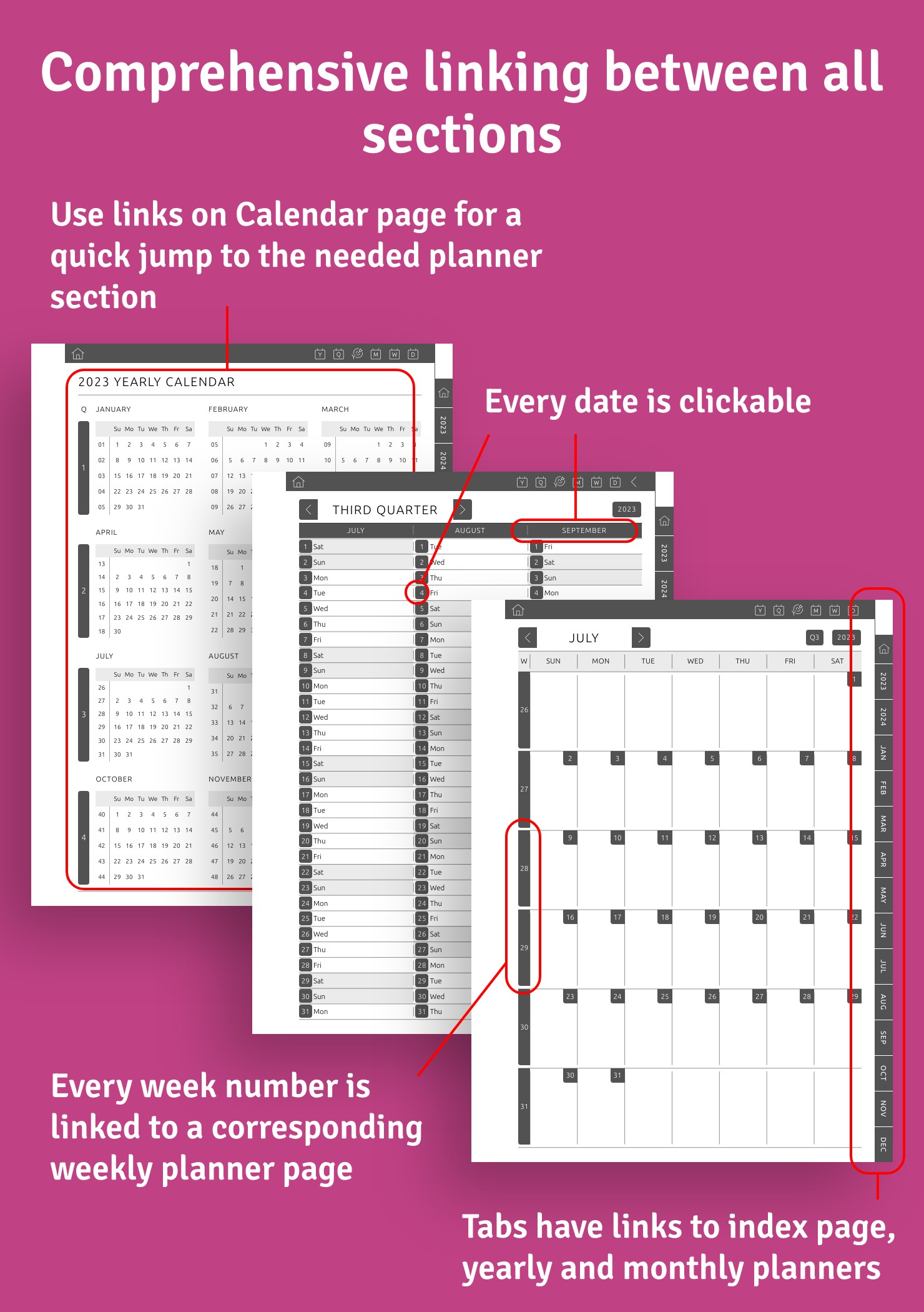 Download Digital Monthly Planner for BOOX Note Air