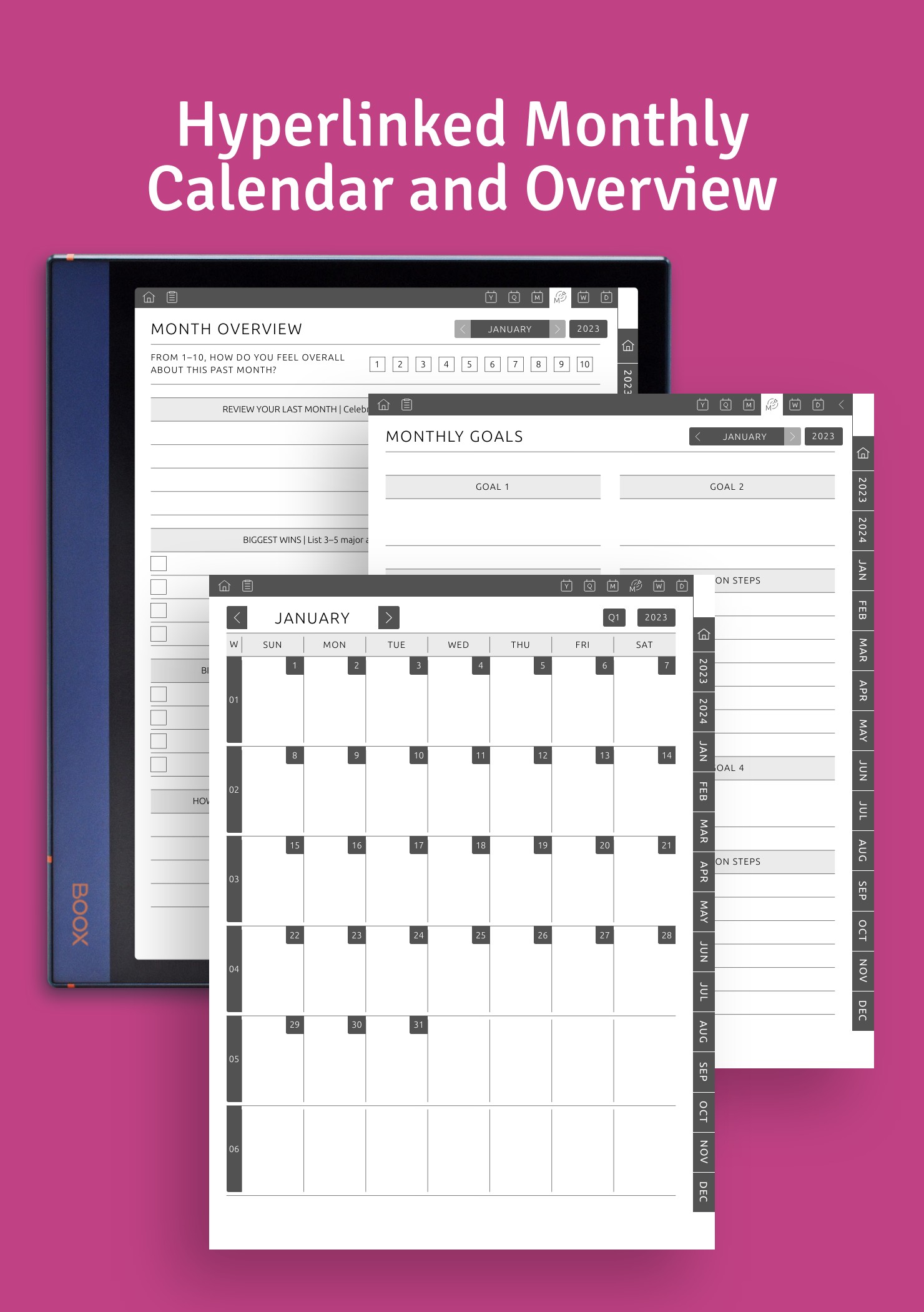 Download Wellness Planner PDF for reMarkable