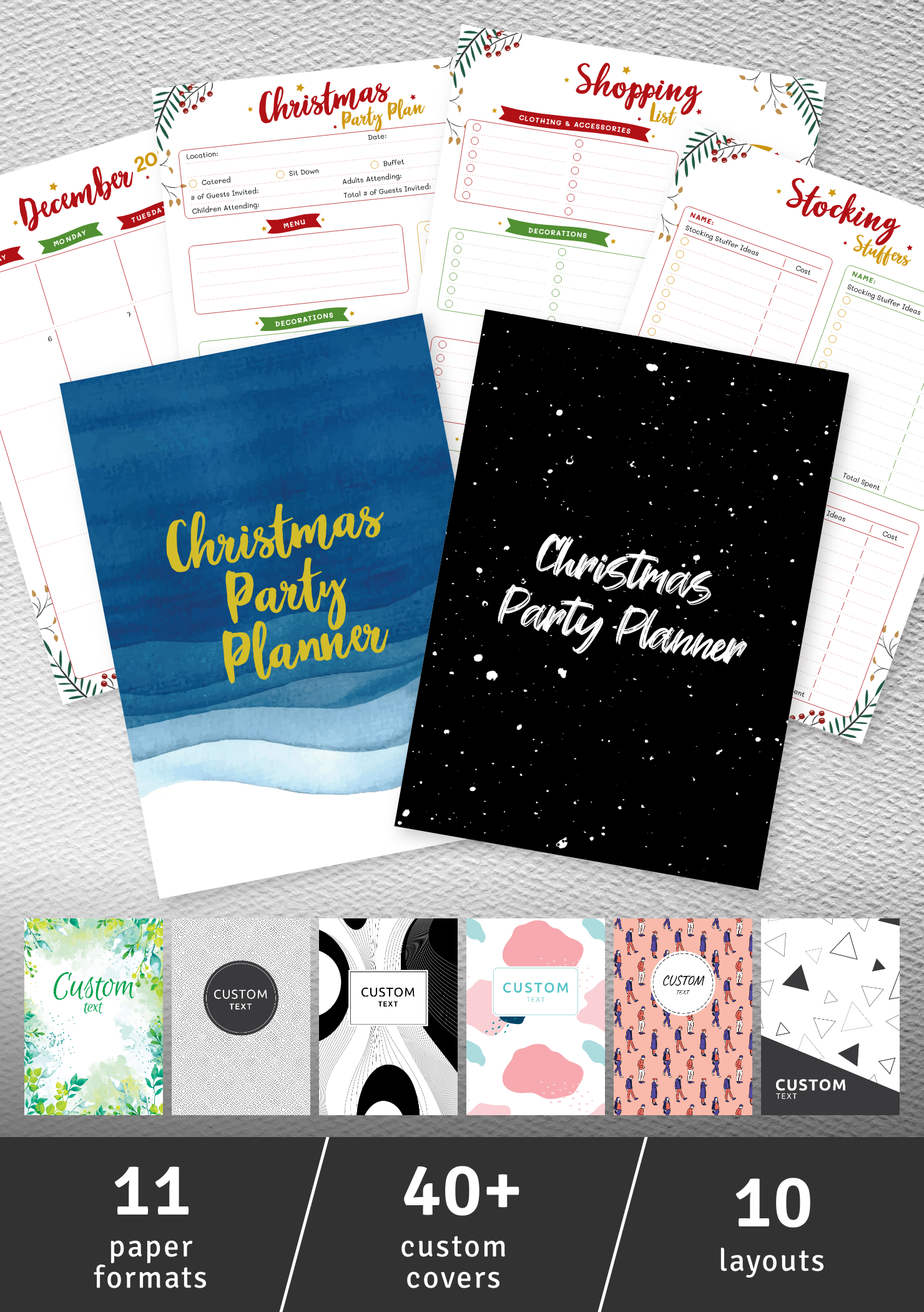 Download Printable Christmas Party Planner PDF