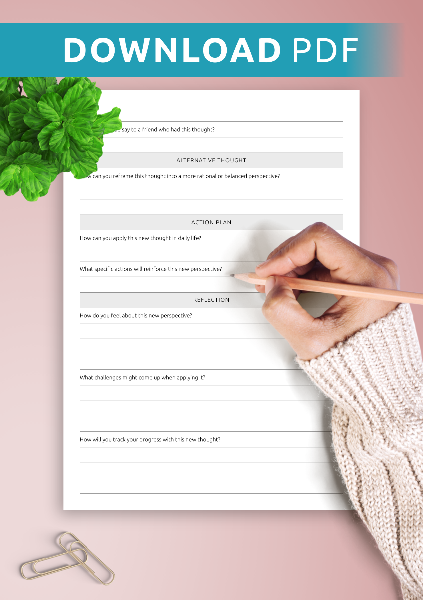 CBT Cognitive Restructuring – Reframe Thoughts, Shift Mindset