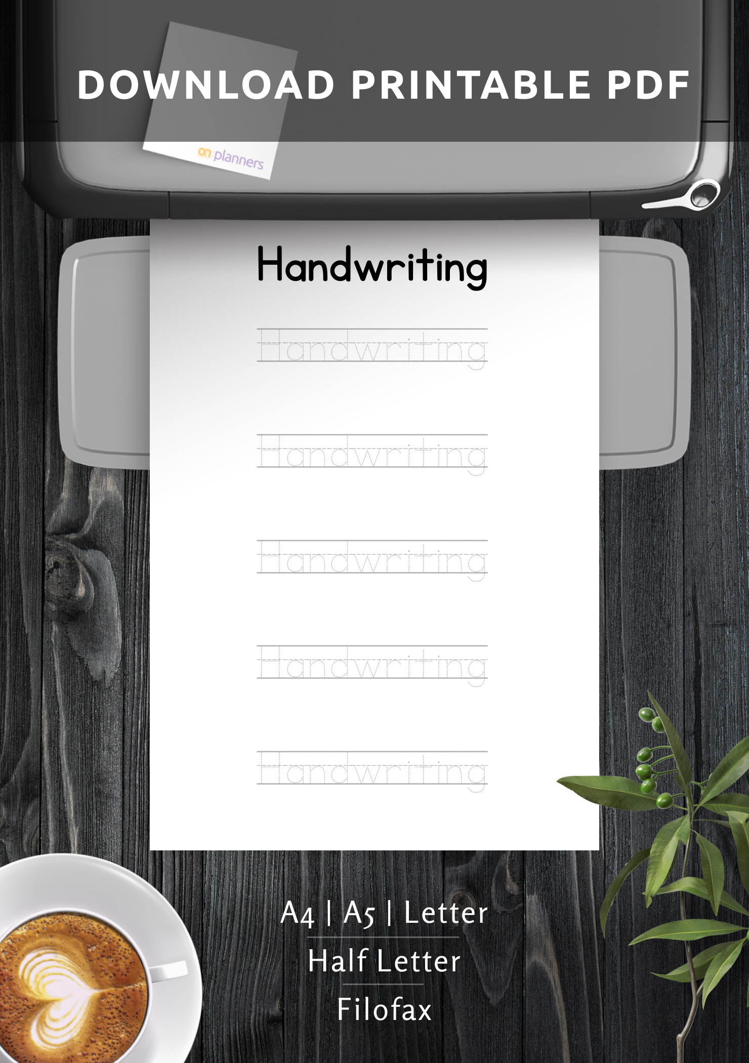Download Customizable Traceable Word Template for Kids Printable PDF