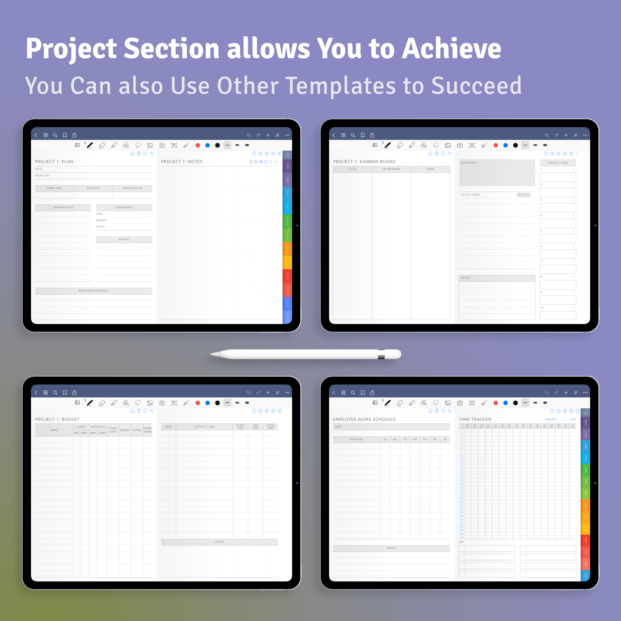 Download Business Meeting Notes Hyperlinked PDF for iPad, Android