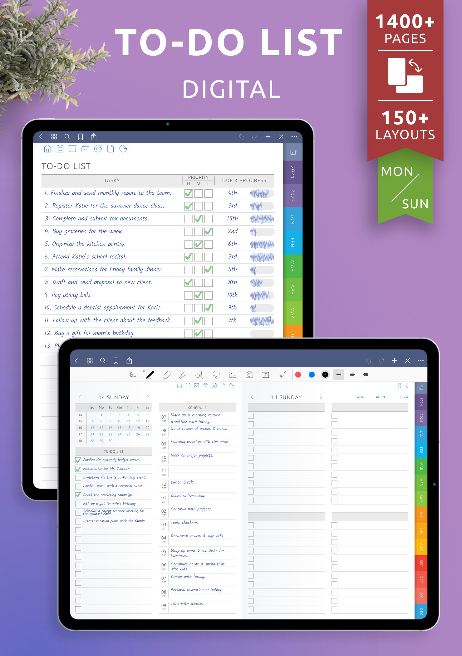Download To Do List Planner for iPad and Android Tablets