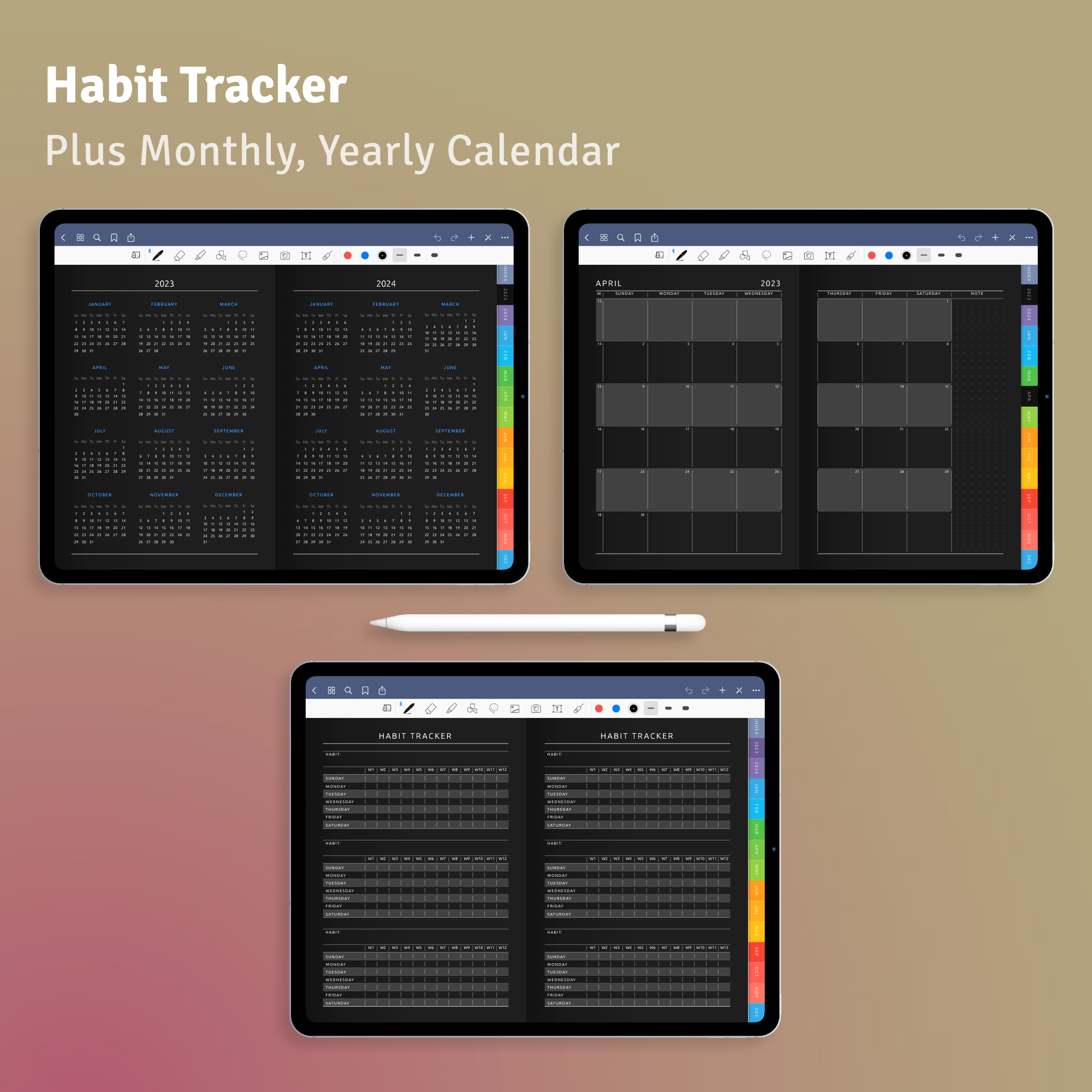 Download Digital Habit Tracker for iPad, Android Tablets
