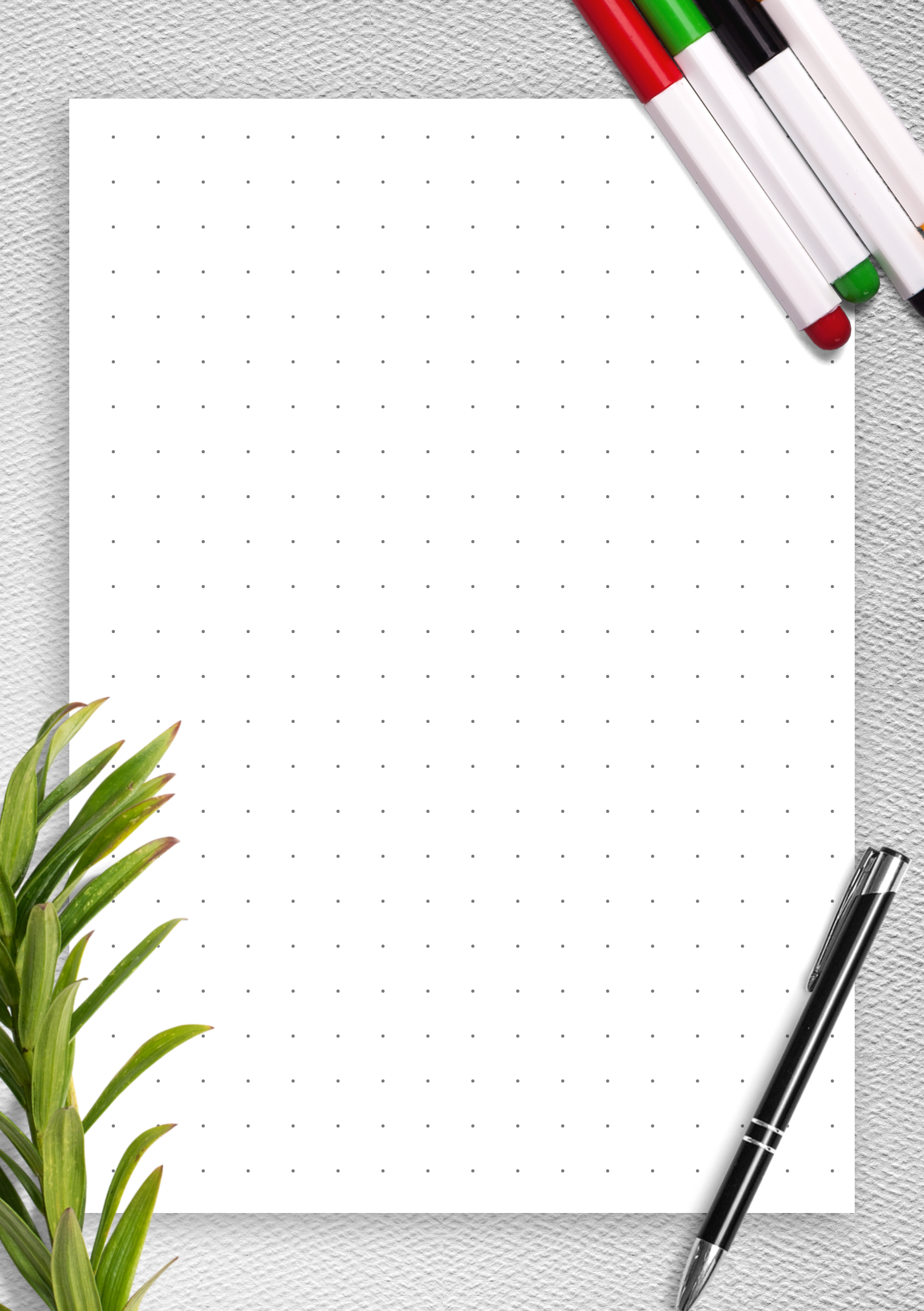 Download Printable Dot Grid Paper with 3 dots per inch PDF