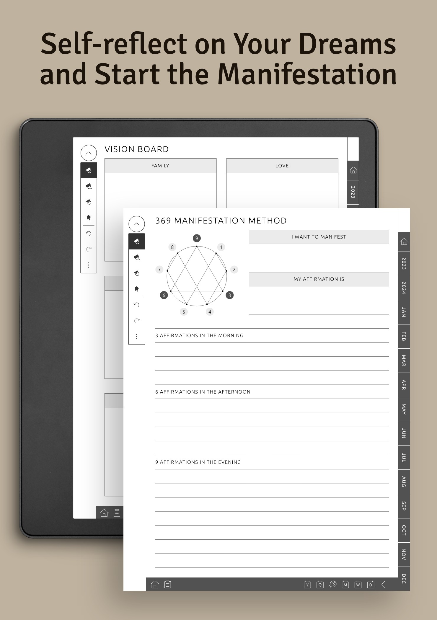 Download Kindle Scribe Gratitude Planner Hyperlinked PDF