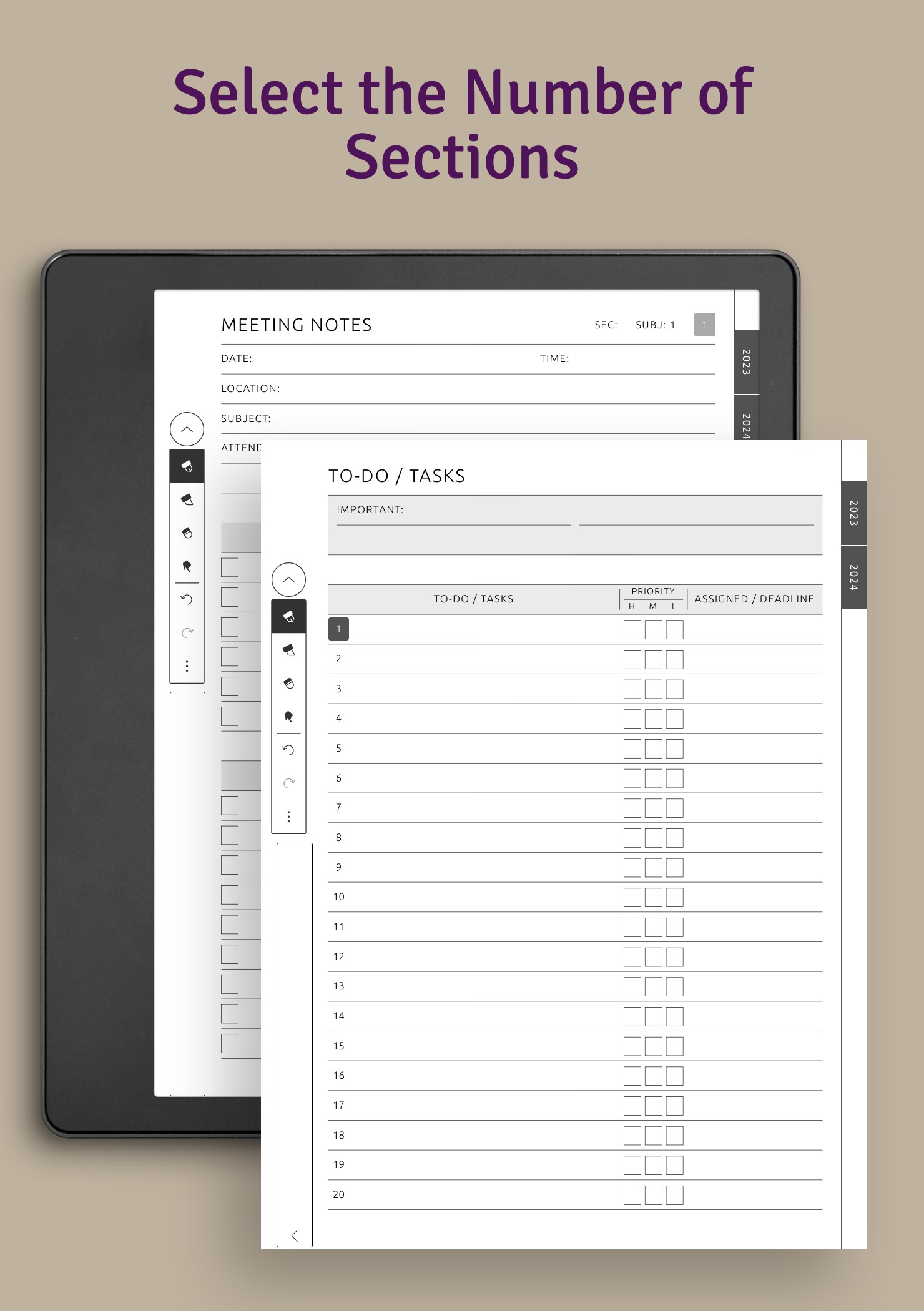 Download Ultimate Custom Section Book PDF for Kindle Scribe