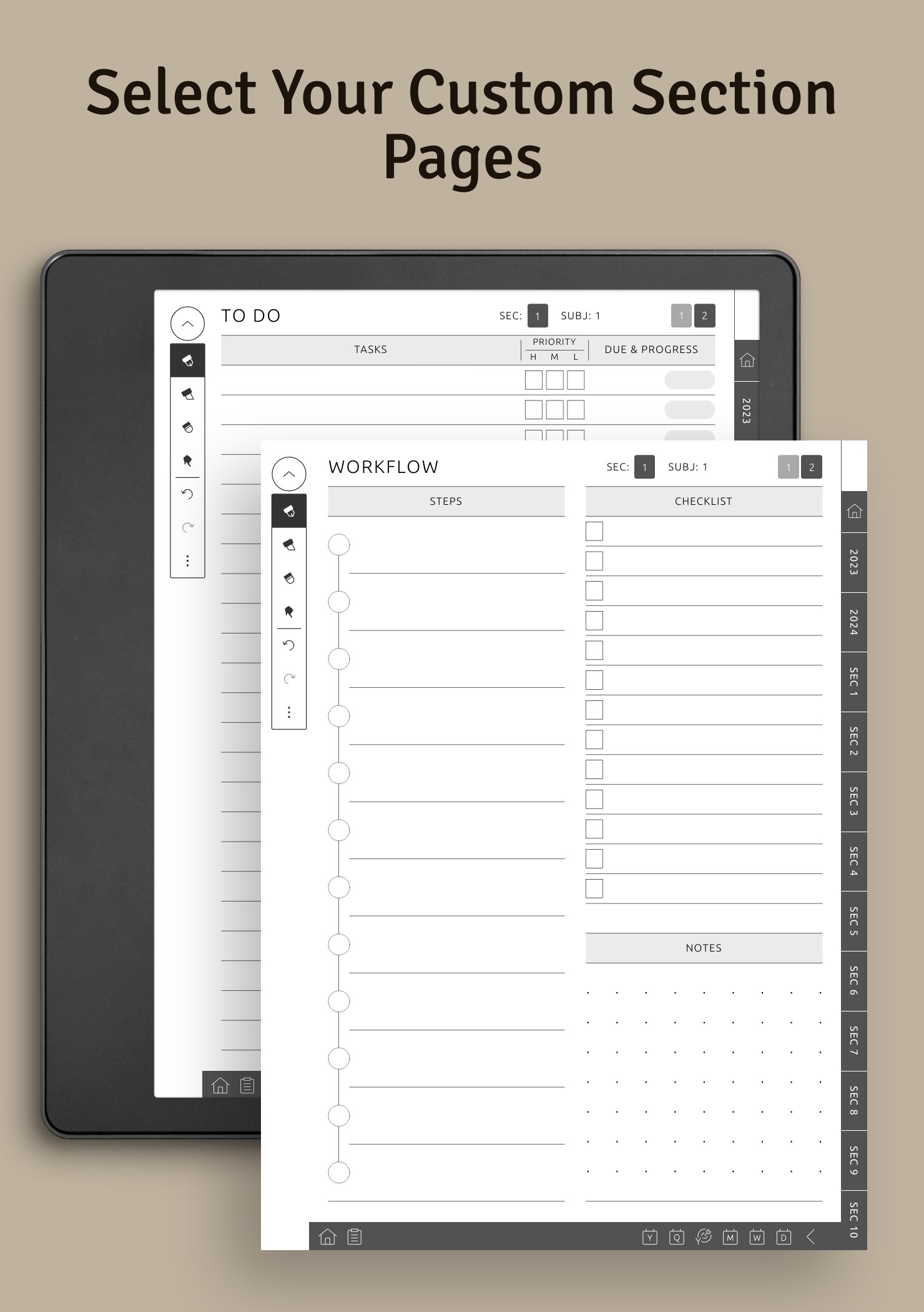 Download Kindle Scribe Wellness Planner Hyperlinked PDF