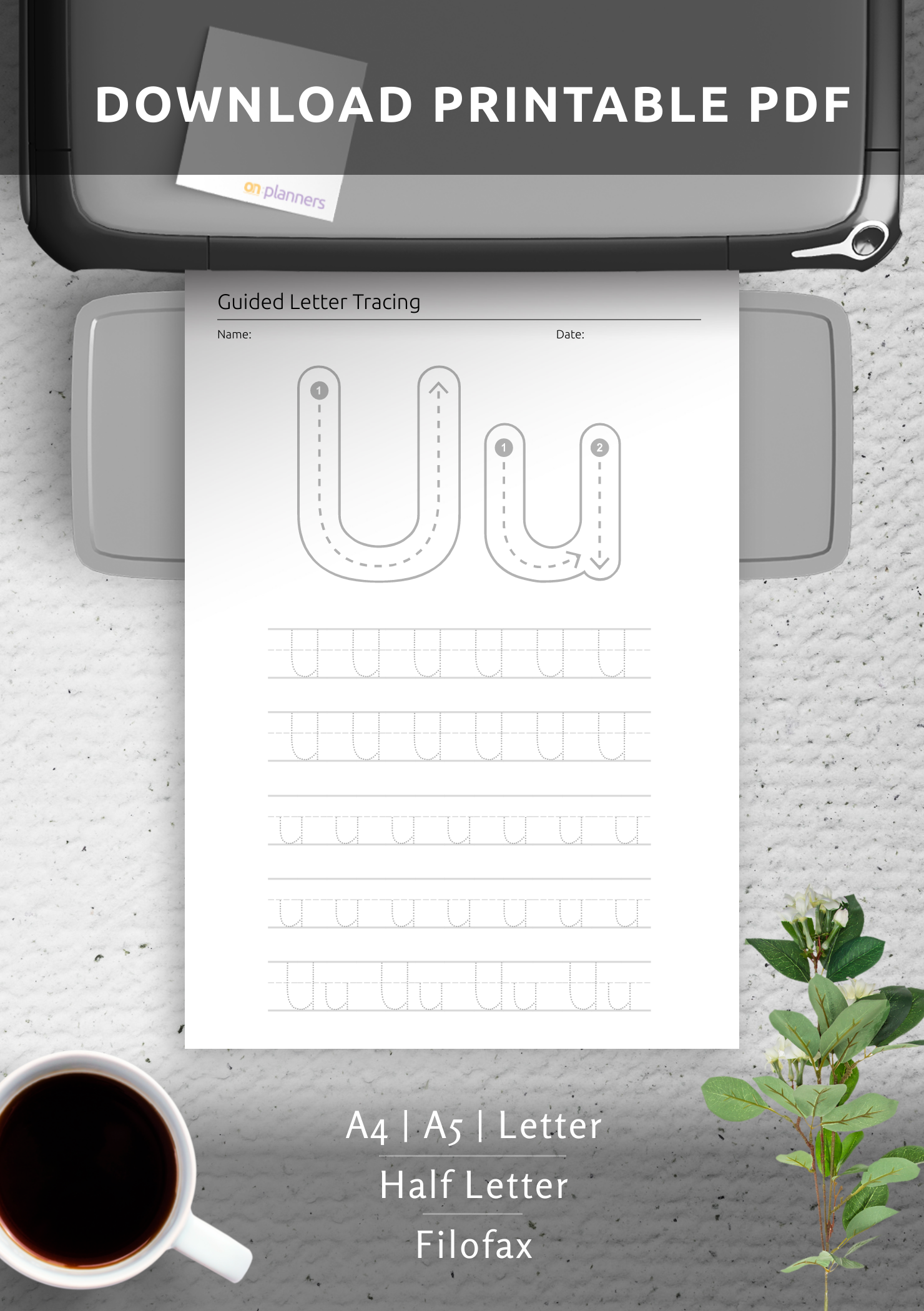 Download Letter U Preschool Worksheets Printable PDF