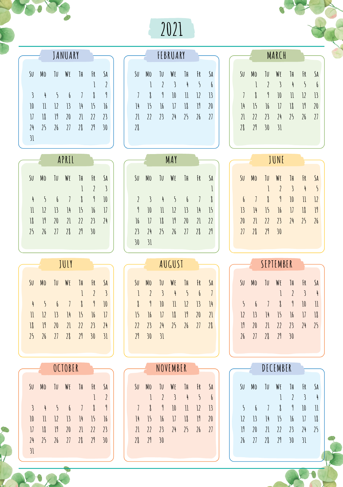 Undated Life Planner – Floral Style for Goals & Wellness