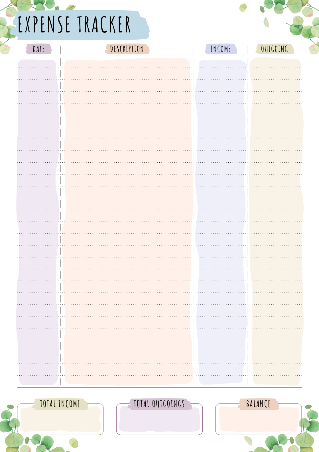 Undated Life Planner – Floral Style for Goals & Wellness