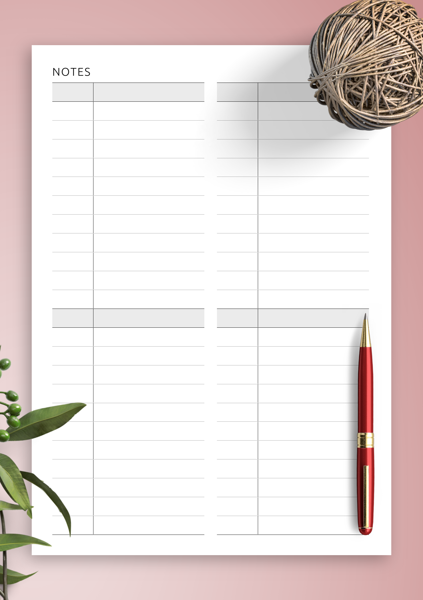 Download Printable List 4-Blocks PDF