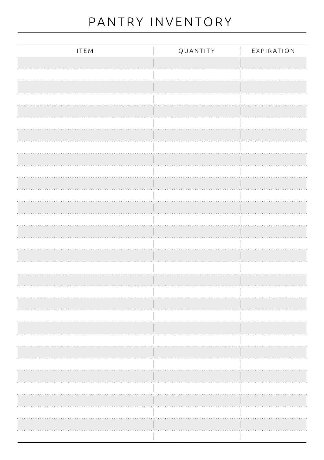 Download Printable Meal Planner - Original Style PDF