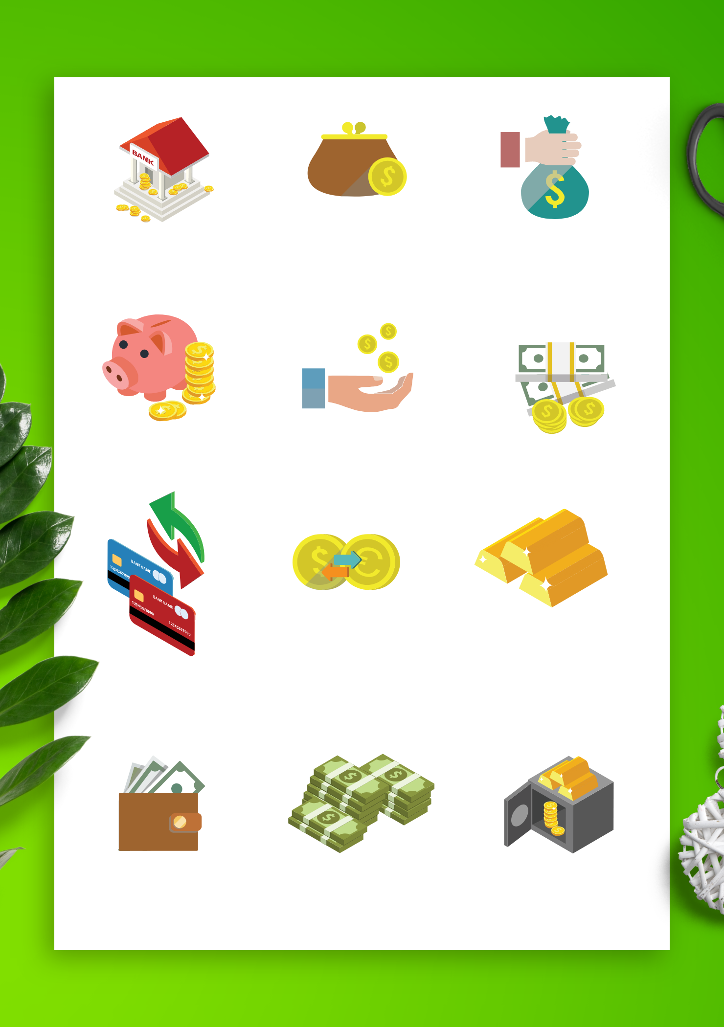 Download Unique Money & Finance Sticker Pack PNG