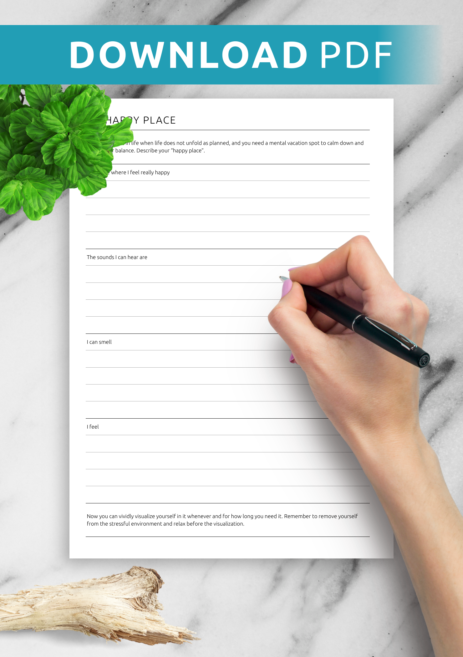 Download Printable My Happy Place PDF
