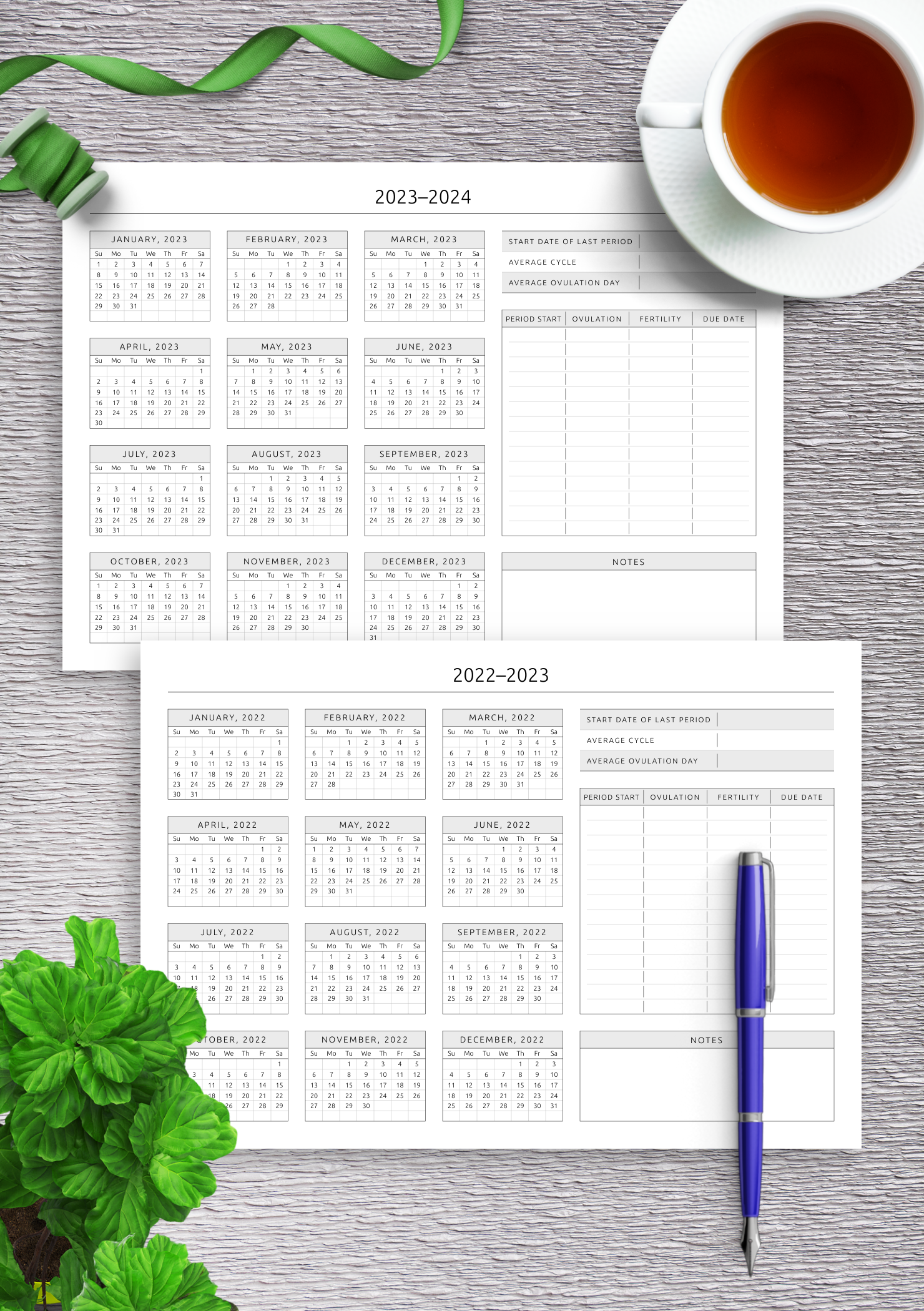 Ovulation Calendar Template PDF for Fertility Tracking