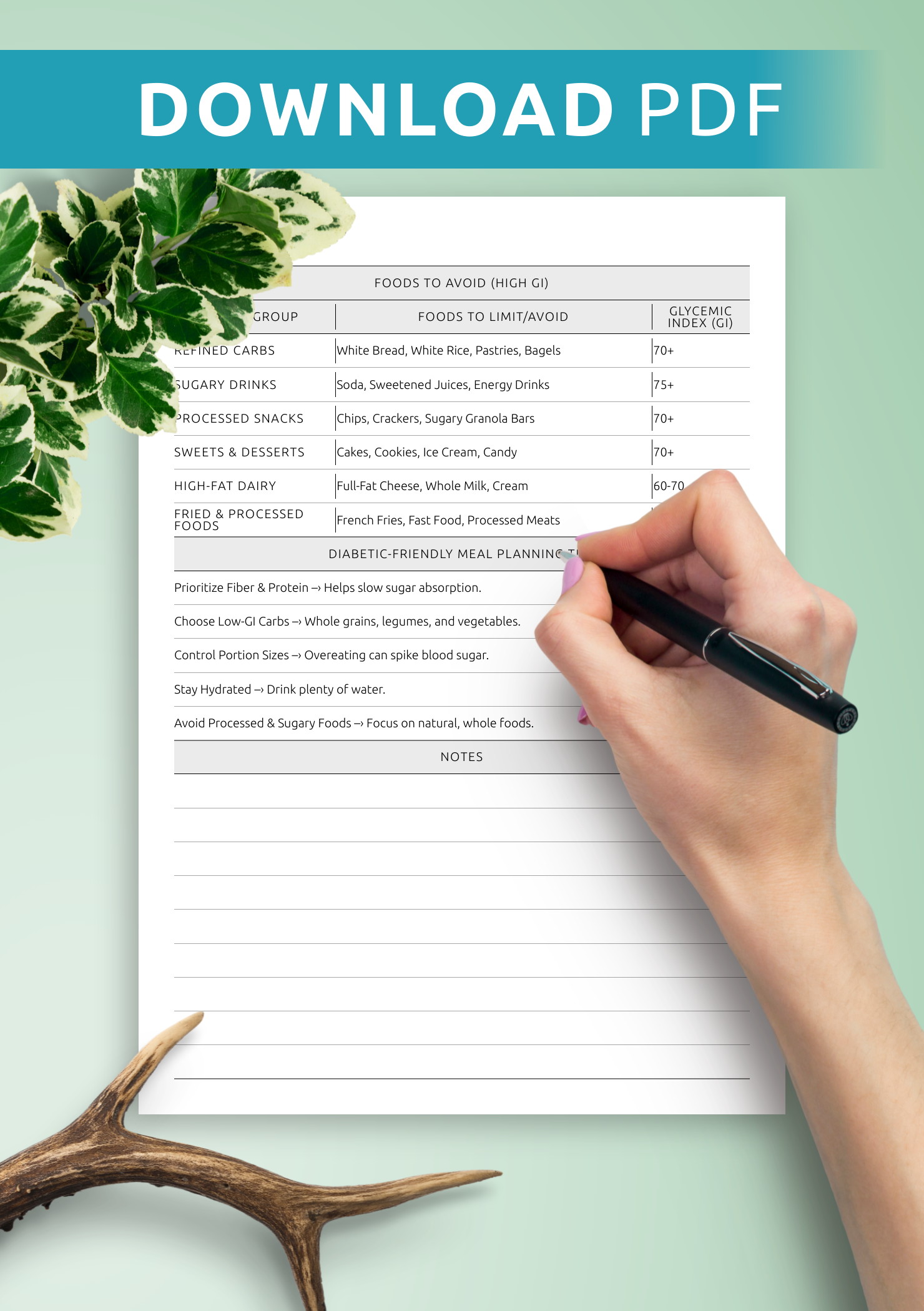 Diabetic Diet Food List – Smart Choices for Blood Sugar Control