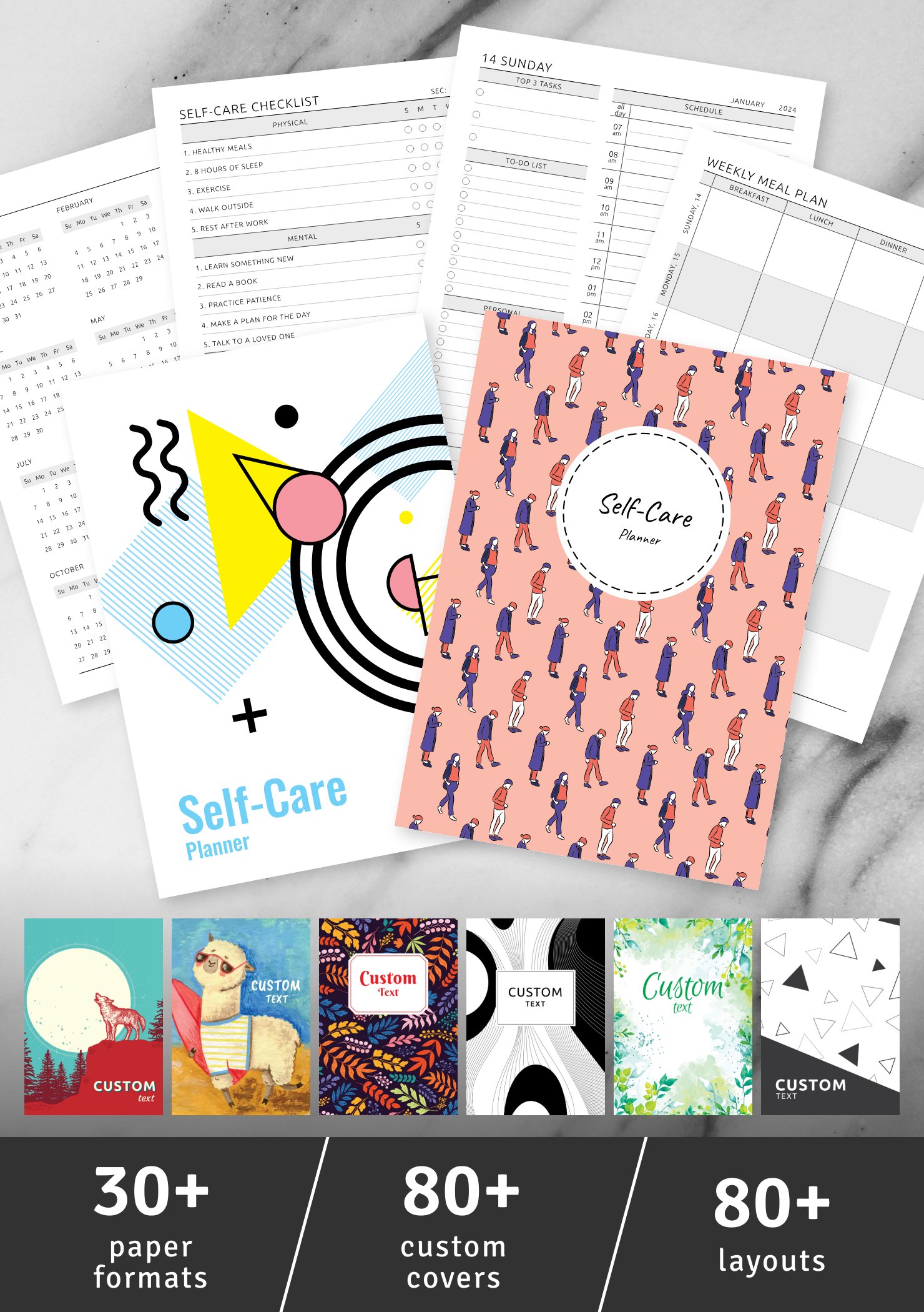 Download Self-Care Planner Printable PDF