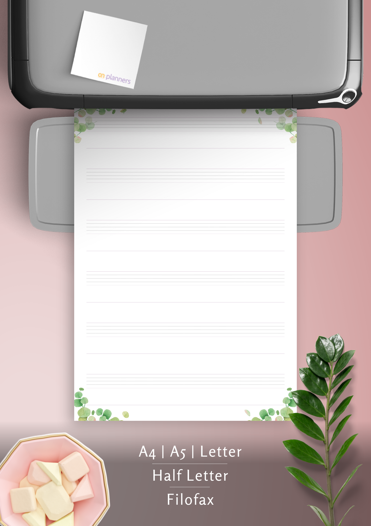 Download Staff Paper with Lyrics Line – Printable Blank Sheet Music