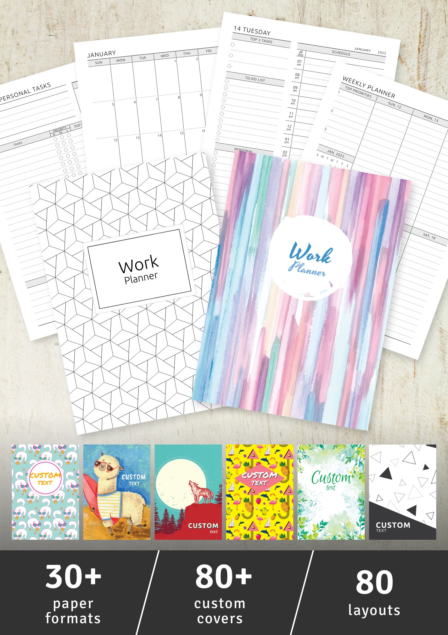Download Printable Work Planner PDF