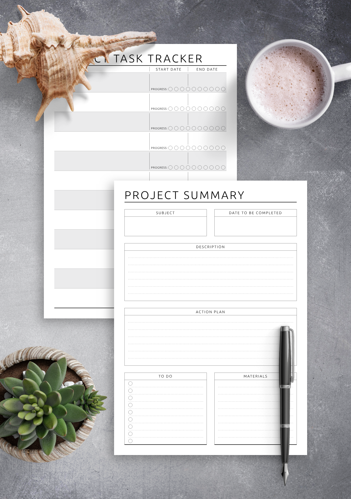 Project Planning Template – Structured & Customizable PDF Tool
