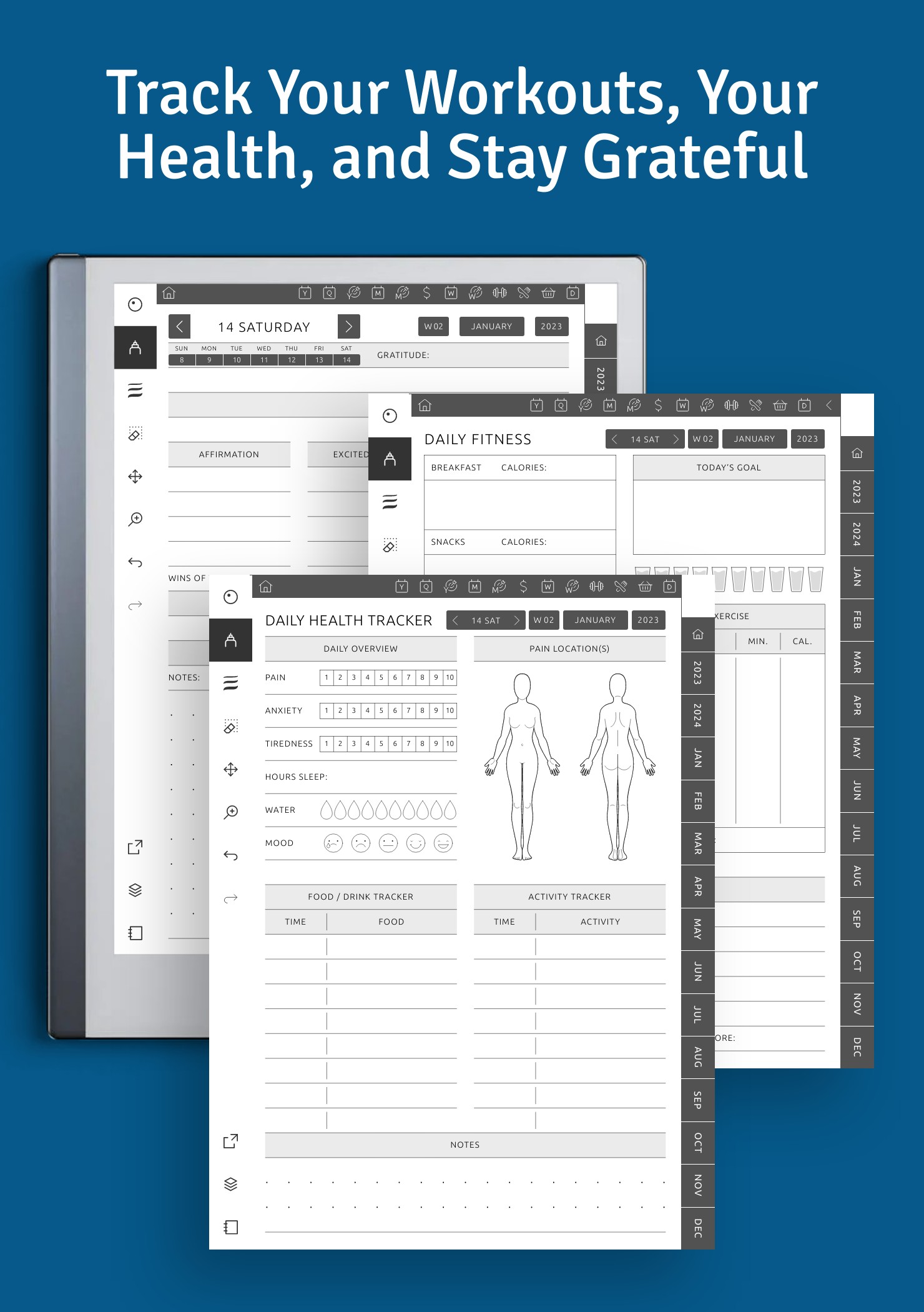 Download reMarkable Daily Journal PDF 2023 & 2024