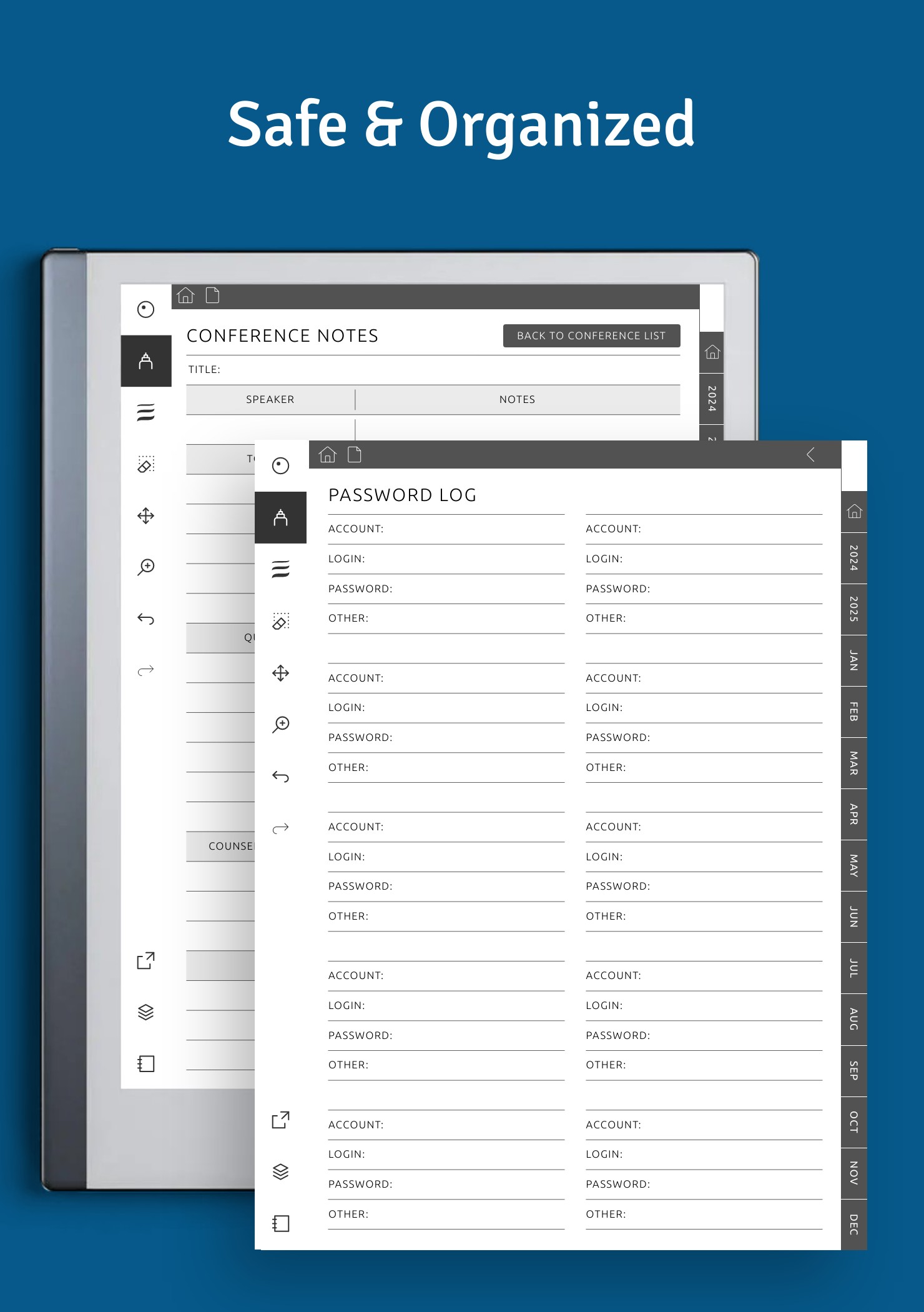 Download Diary Notebook PDF for reMarkable 2 & 1