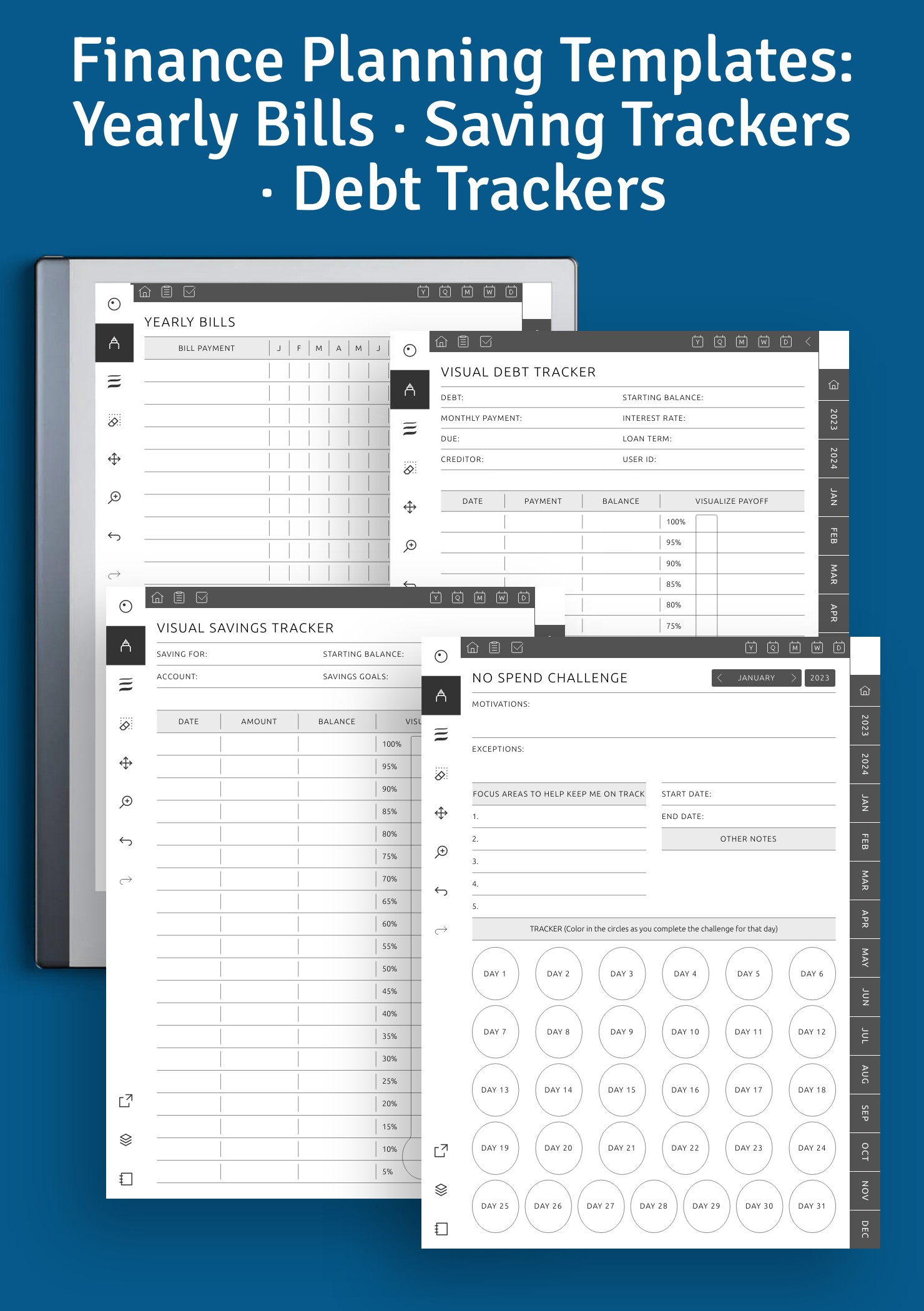 Download Ultimate reMarkable Planner Hyperlinked PDF